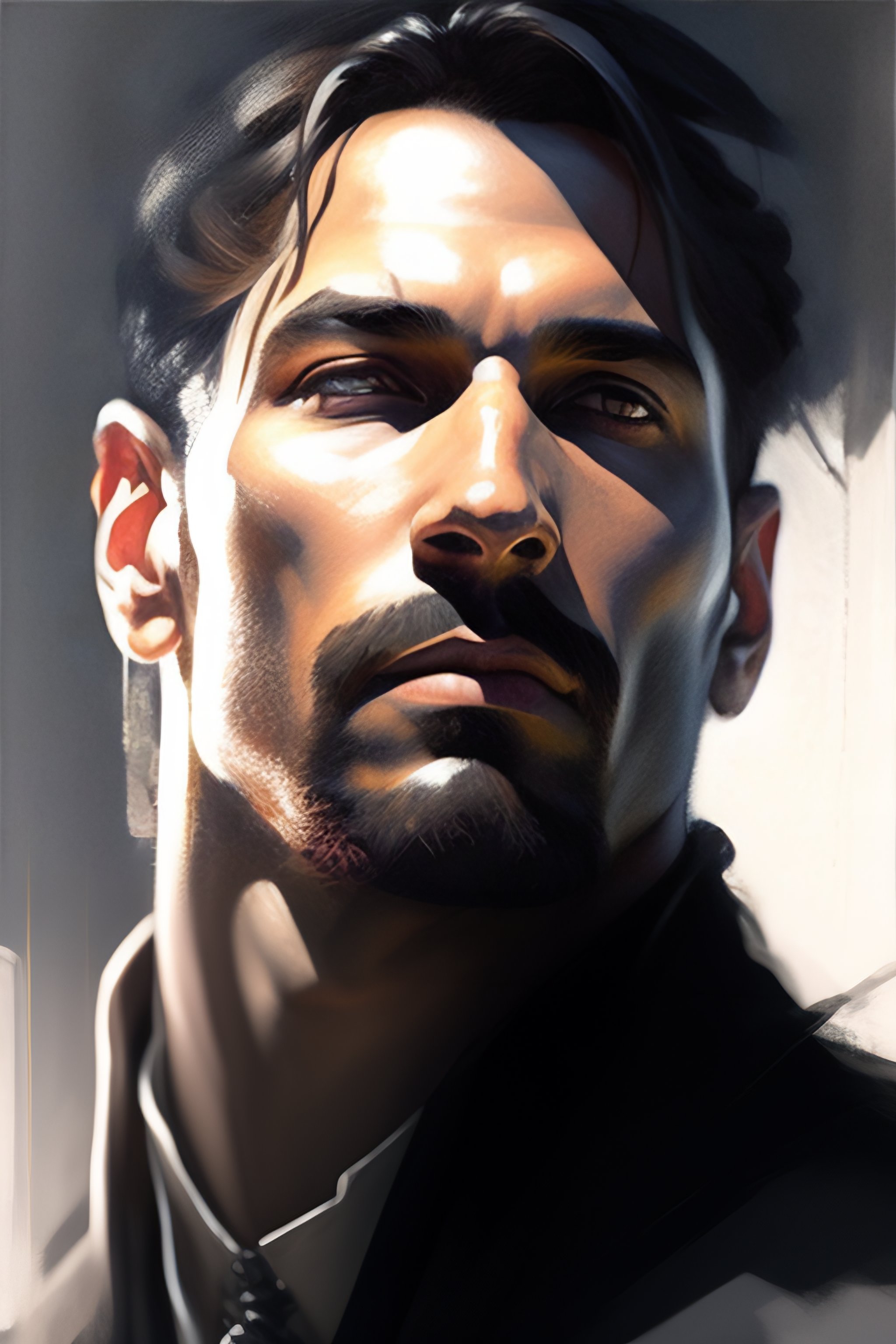 Lexica - Portrait pencil sketch of nikolas cage by jeremy mann and ...