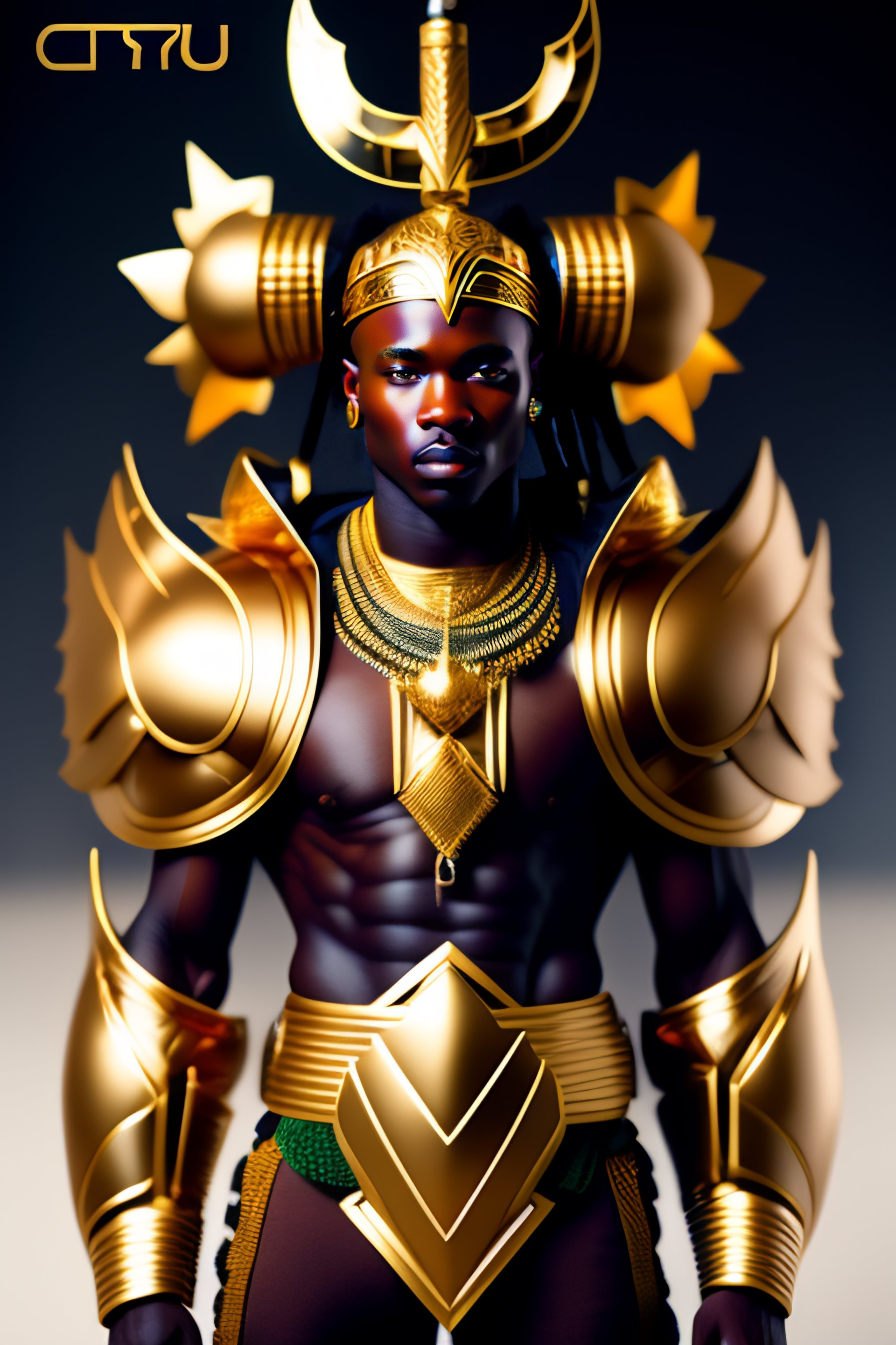 Lexica - Ultra realistic African Male thunder god fantastically ...