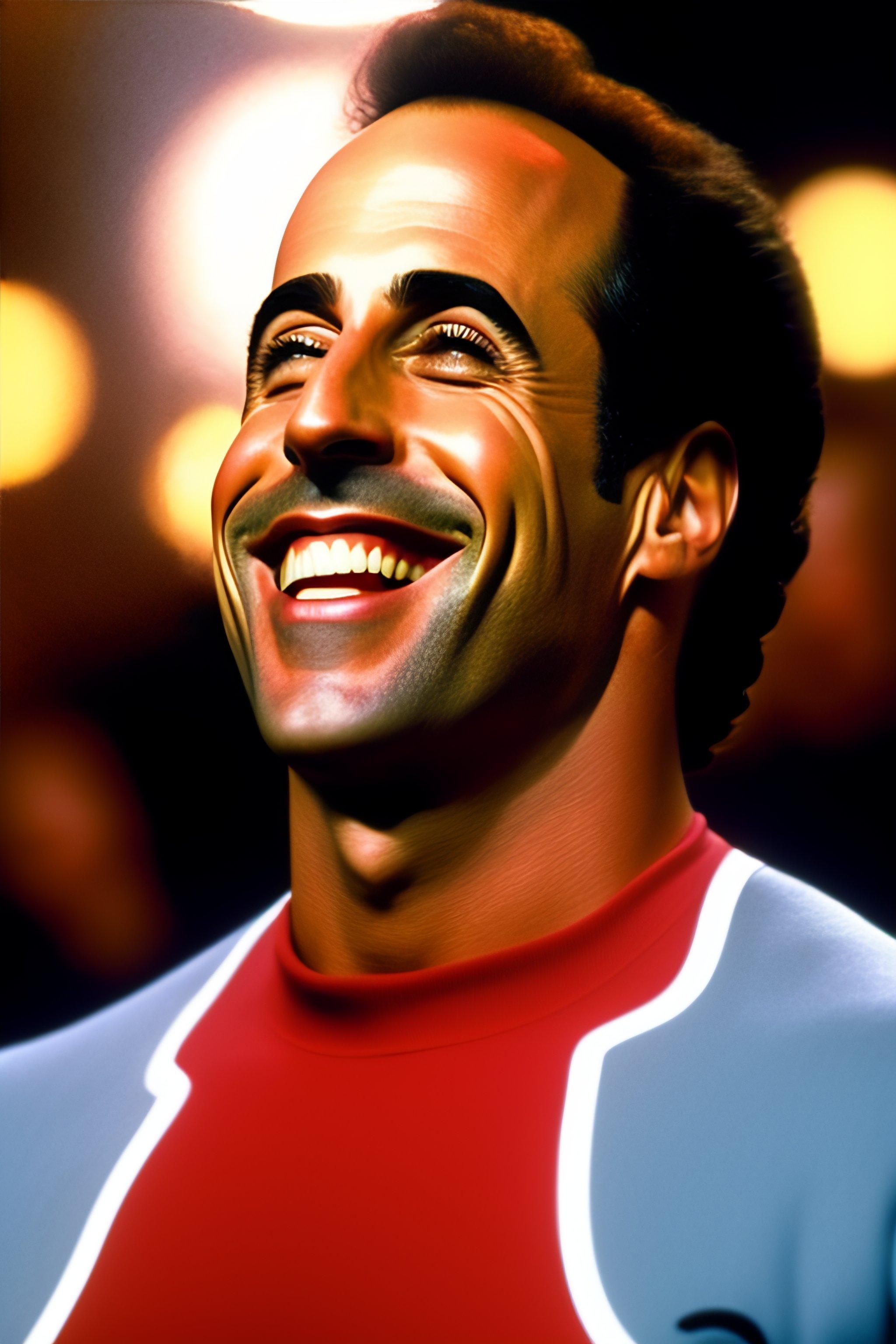 Lexica - Jerry seinfeld shrugging and smiling