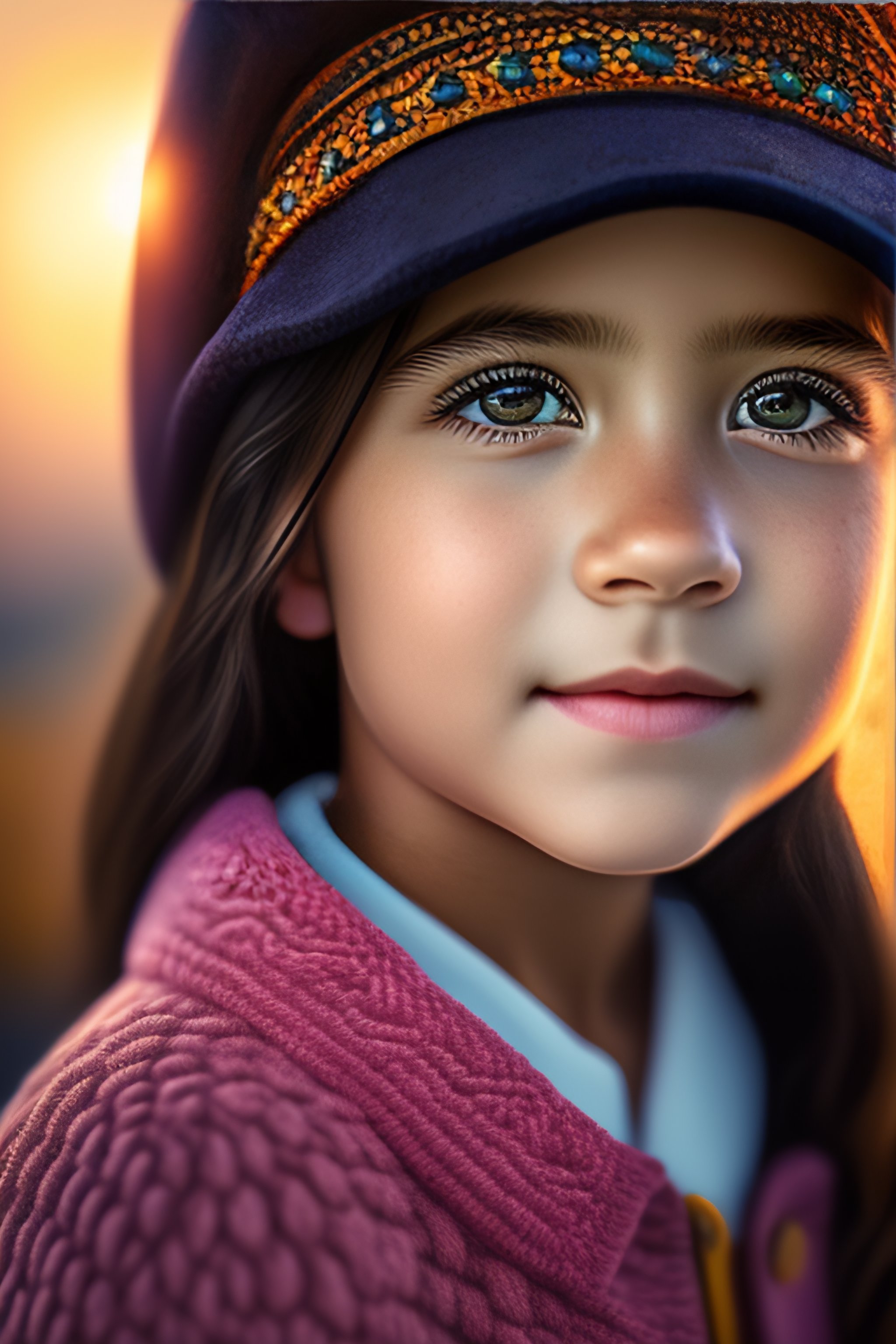 Lexica - Photo realistic closeup portrait photo of sweet little girl ...