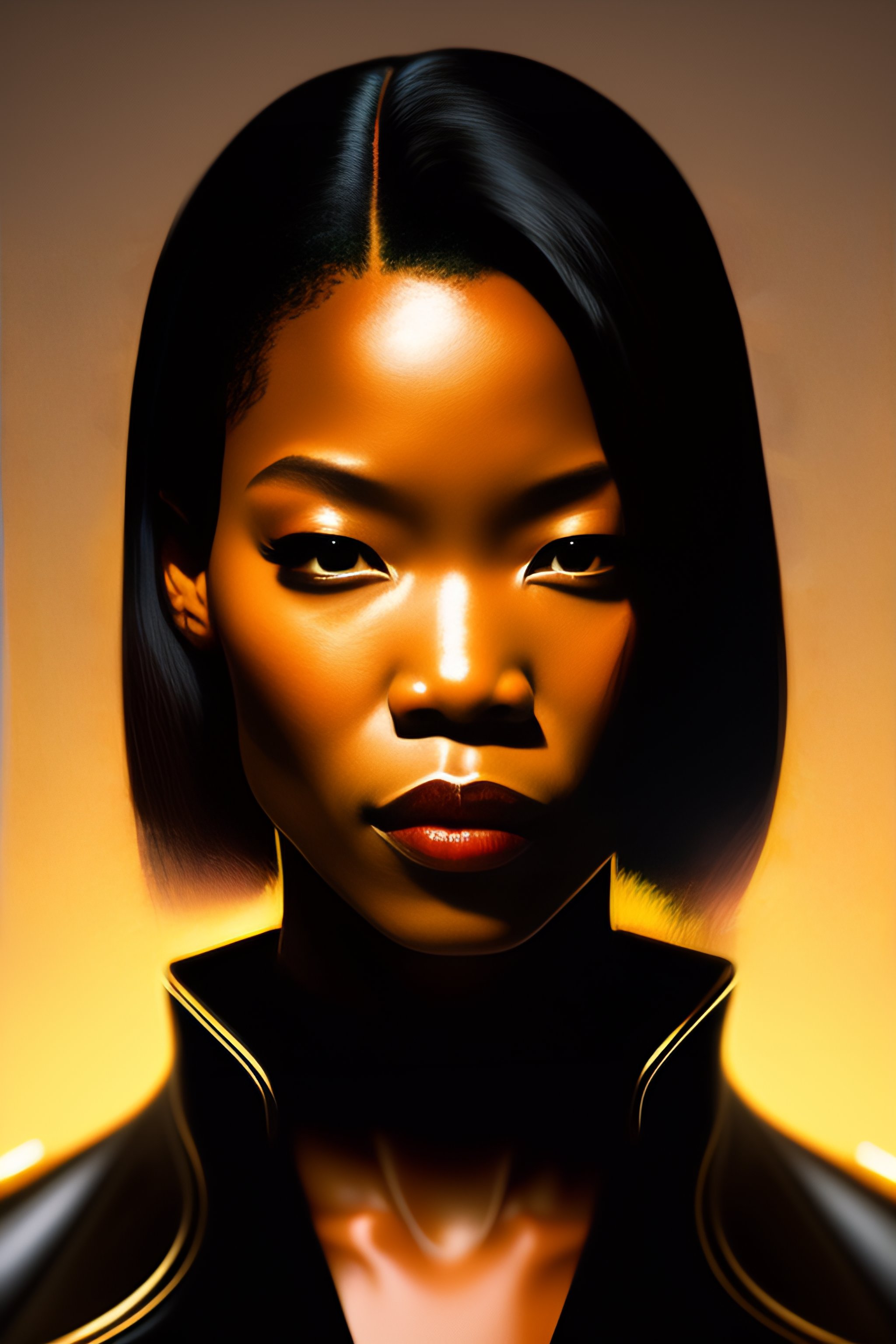 Lexica - Portrait of neo from the matrix