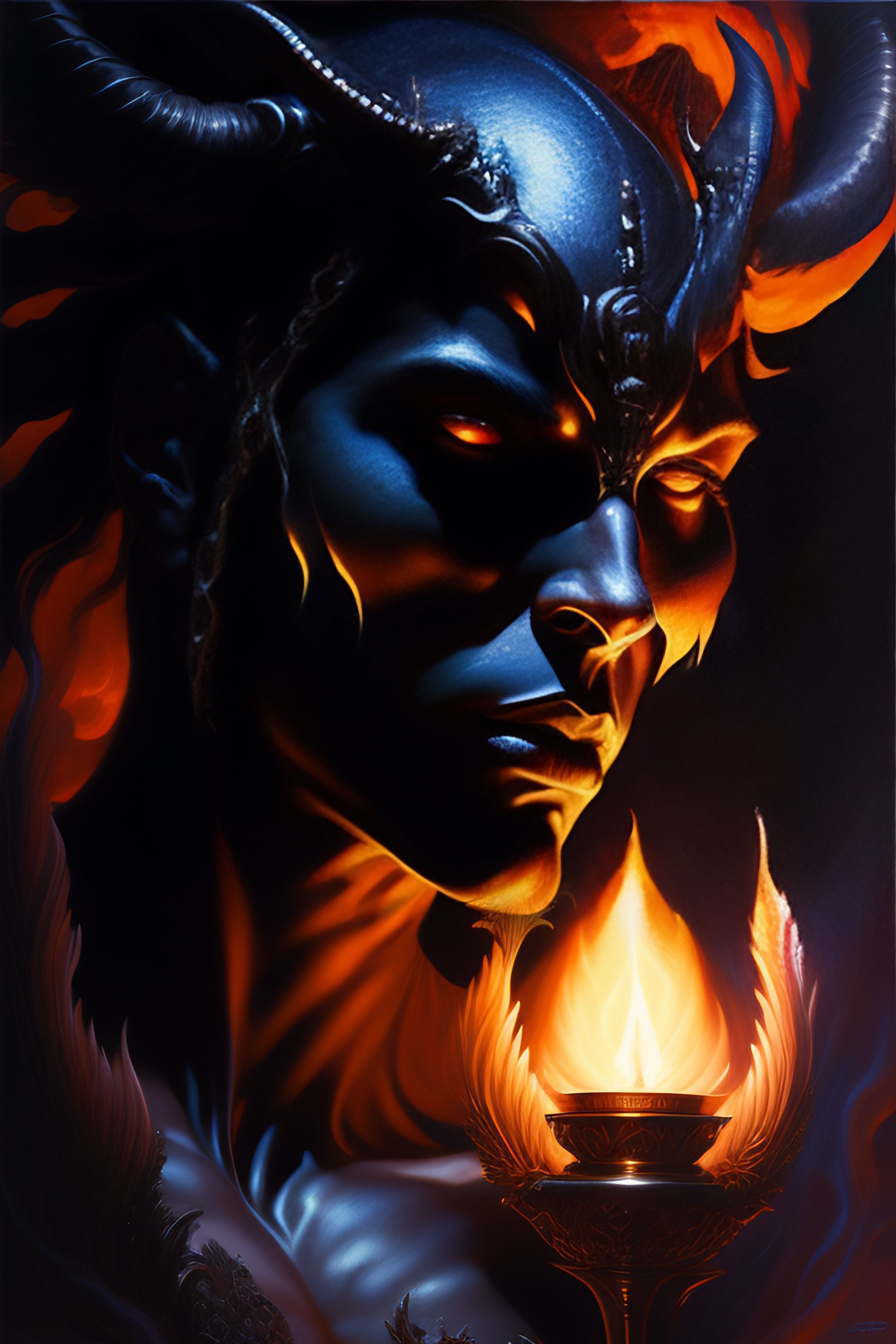 Lexica - A demon made of wisps of smoke ready to tear into your soul ...