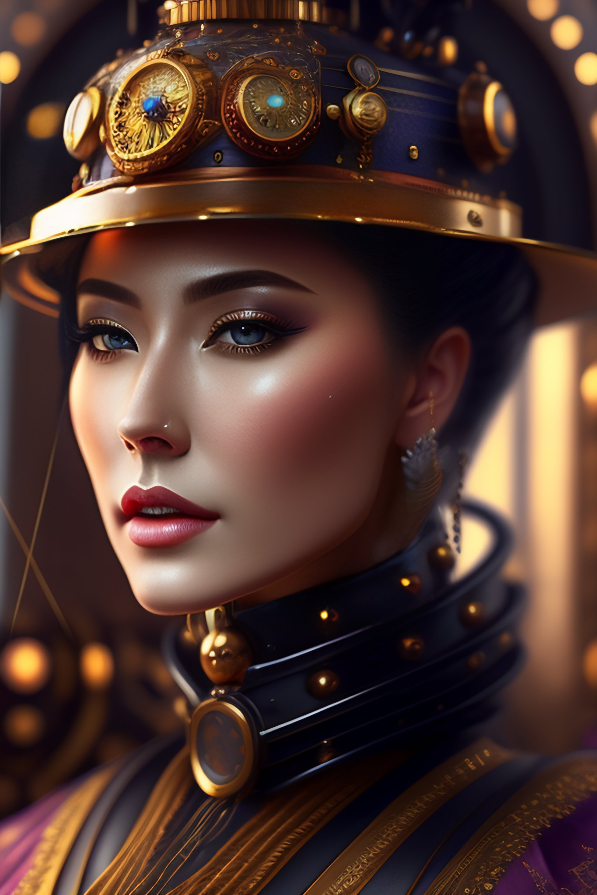 Lexica - "8k resolution, beautiful, (Self-Portrait) of ((AI steampunk ...