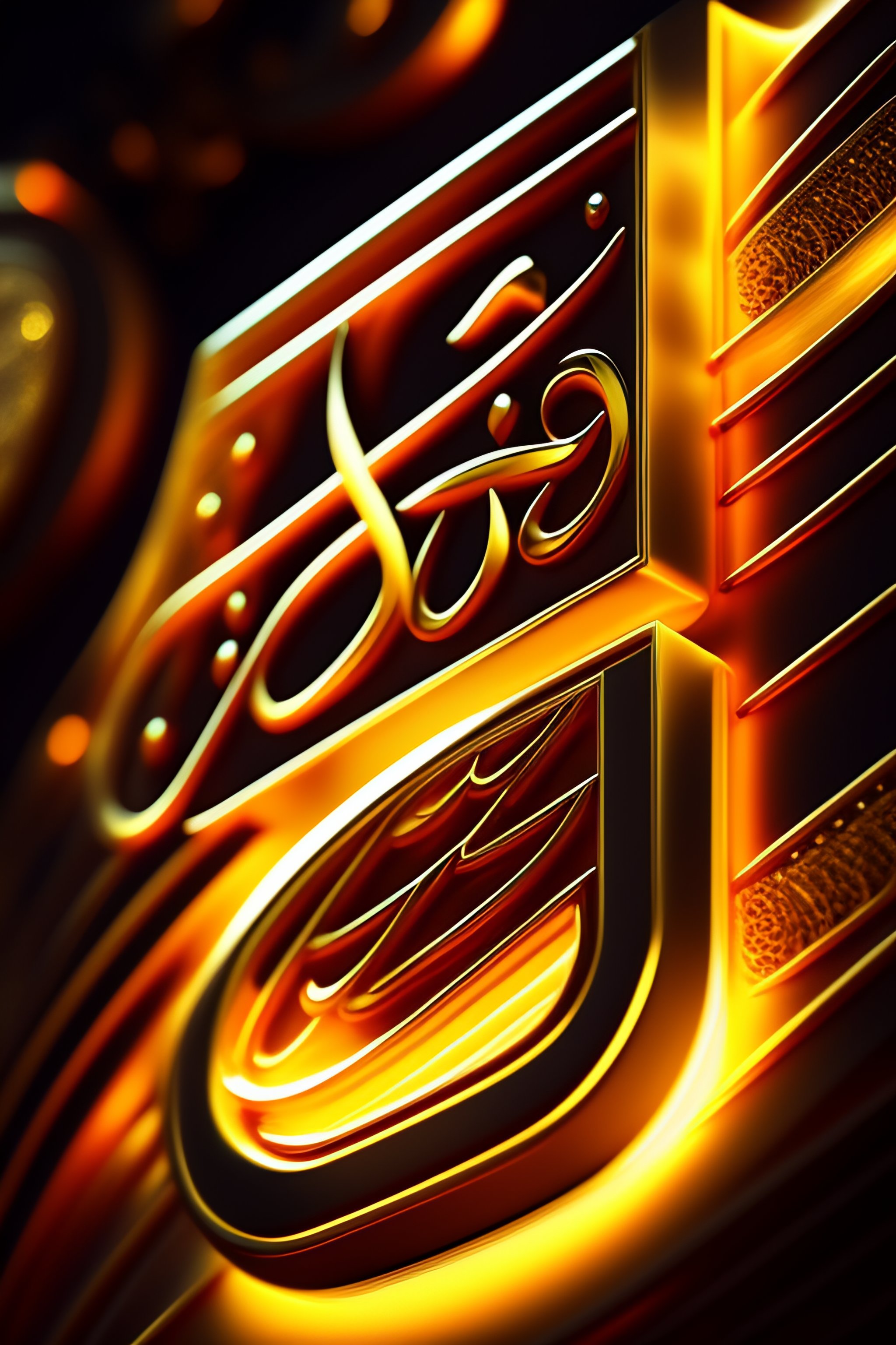 Lexica - Name of allah written in arabic calligraphy extremely detailed ...
