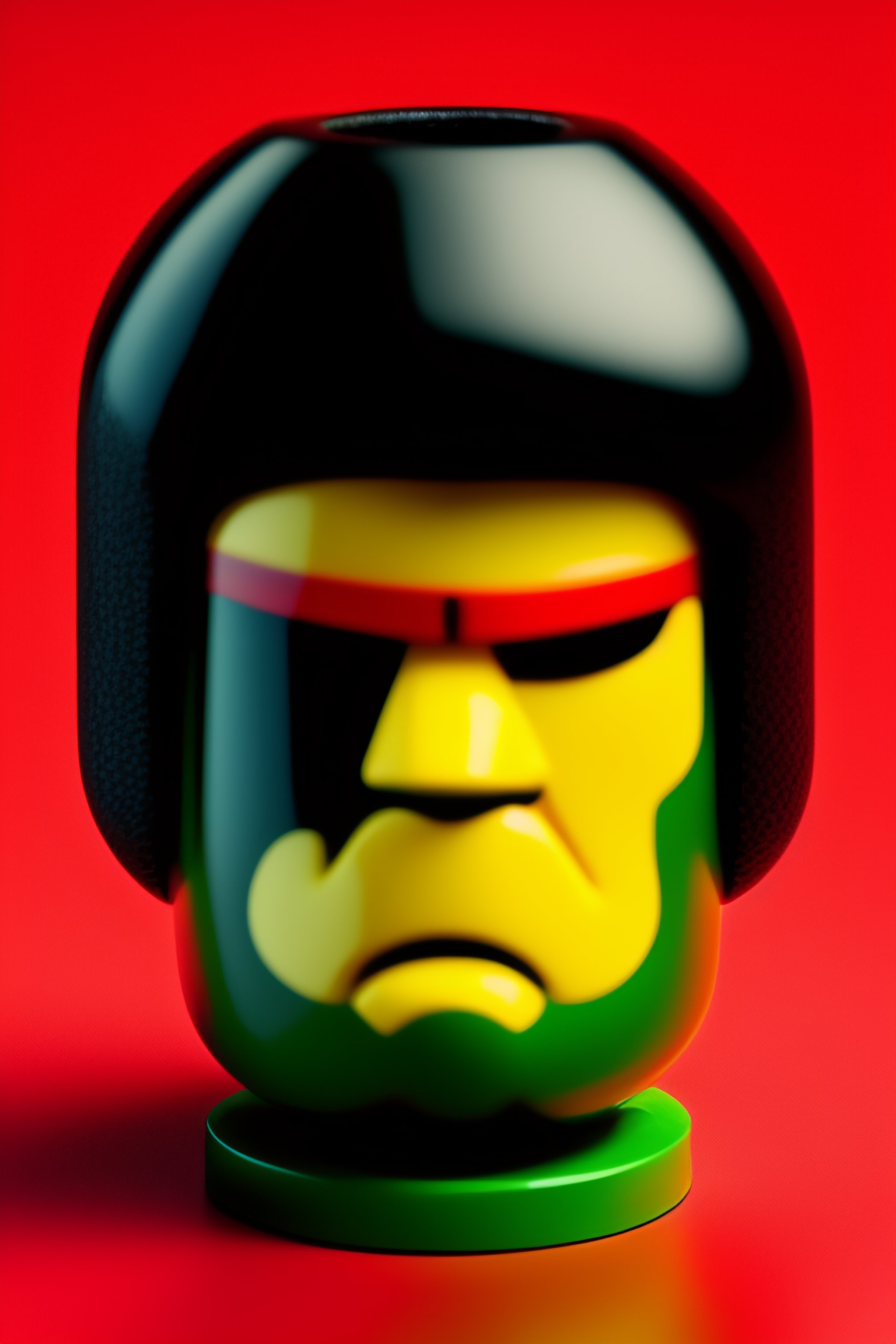 Lexica - Angry lego figure face
