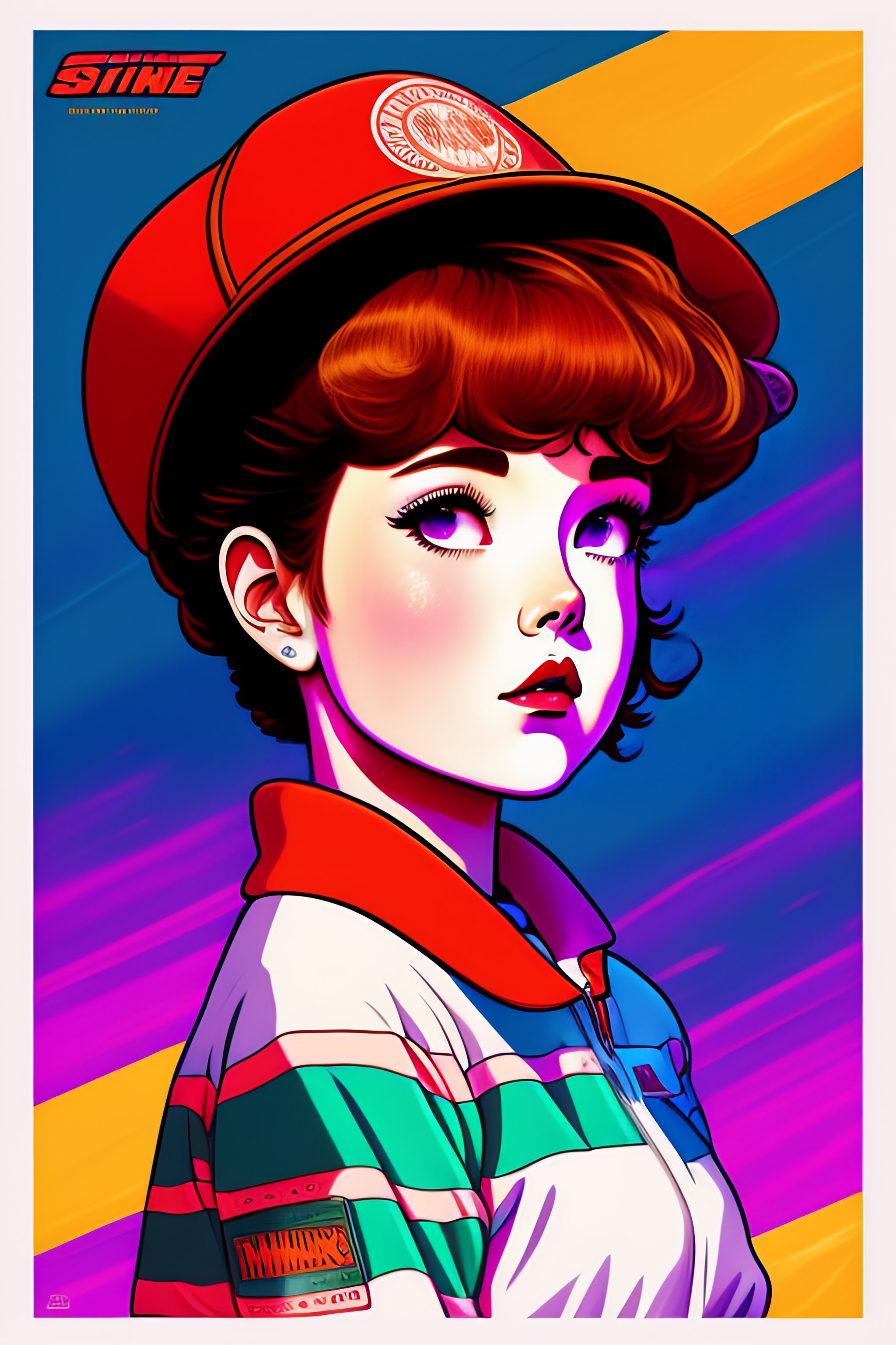 Lexica - Stranger things Nancy in the style of 90's vintage anime ...