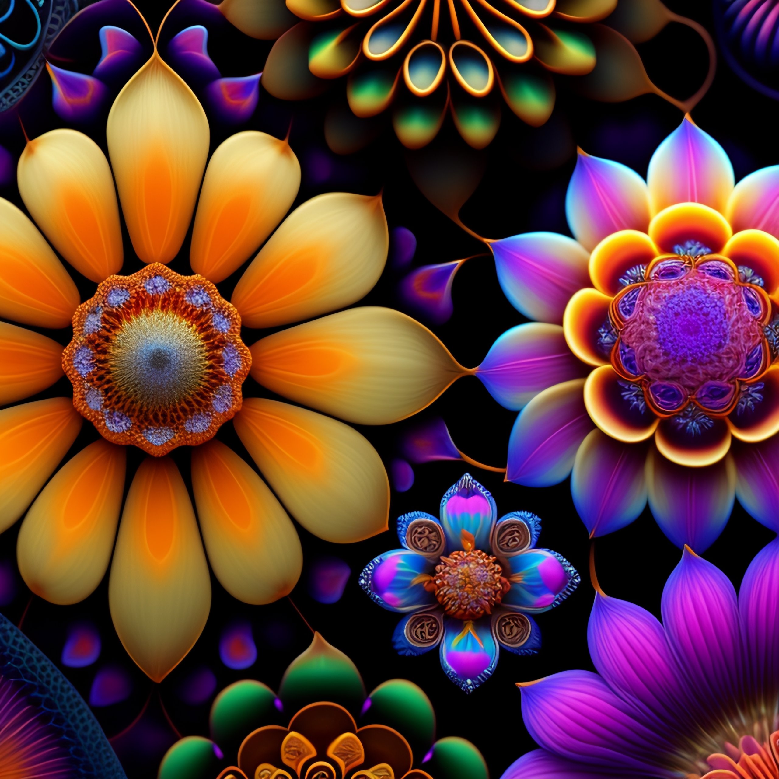 Lexica - An ultra hd detailed macro photograph of many different types ...