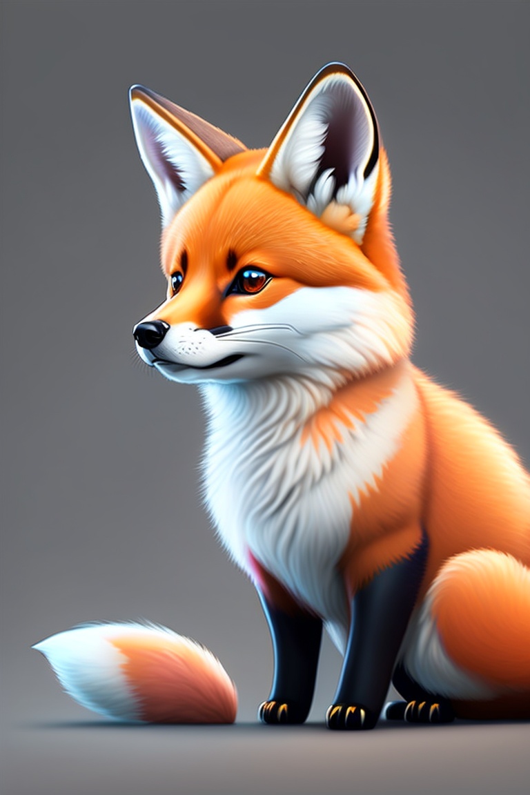 Lexica - Cartoon cute fox, illustration, anime, 4K, 8k. 128k, sik