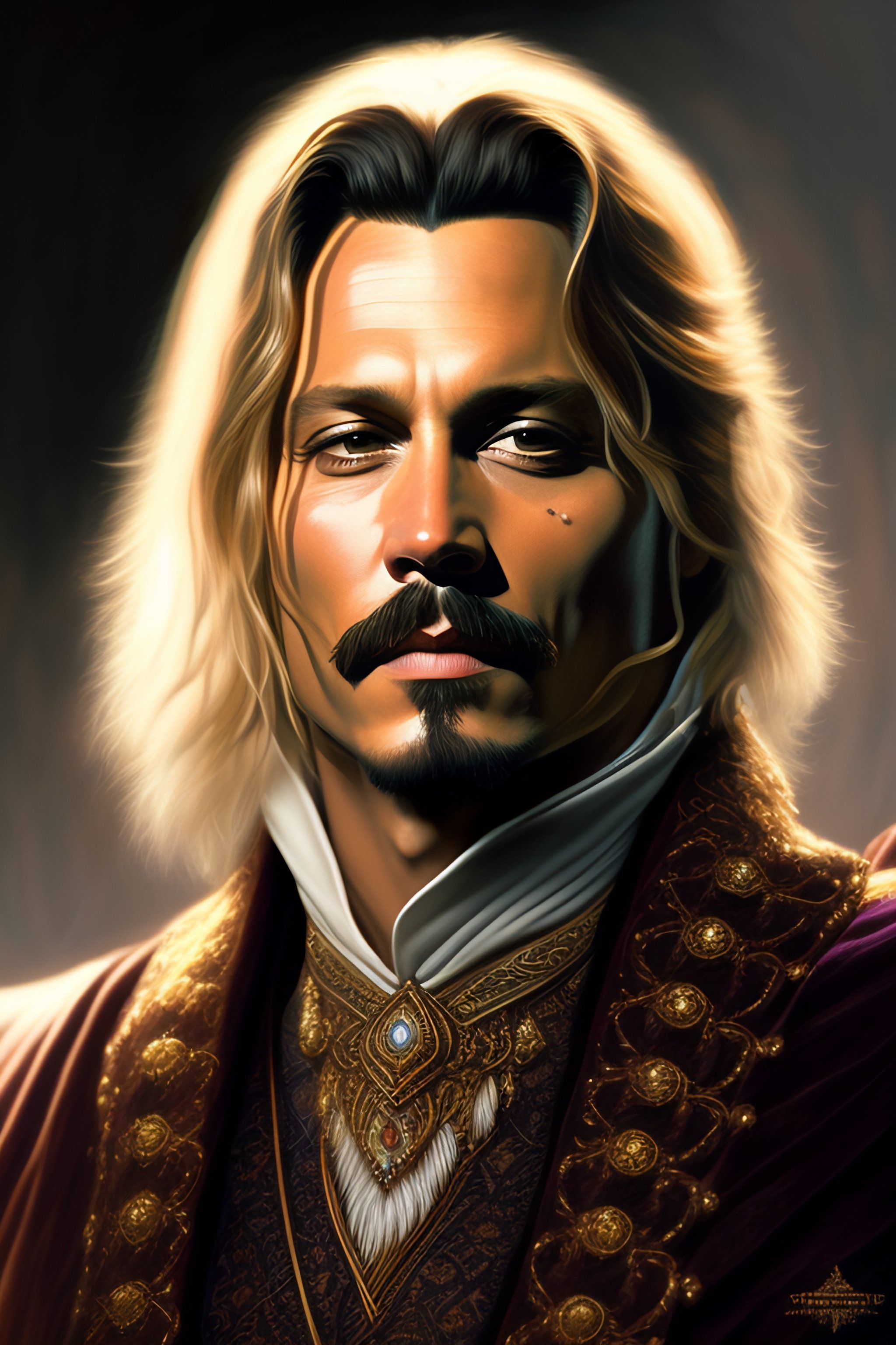 Lexica - Wideangle!! portrait shot of johnny depp in the lord of the ...