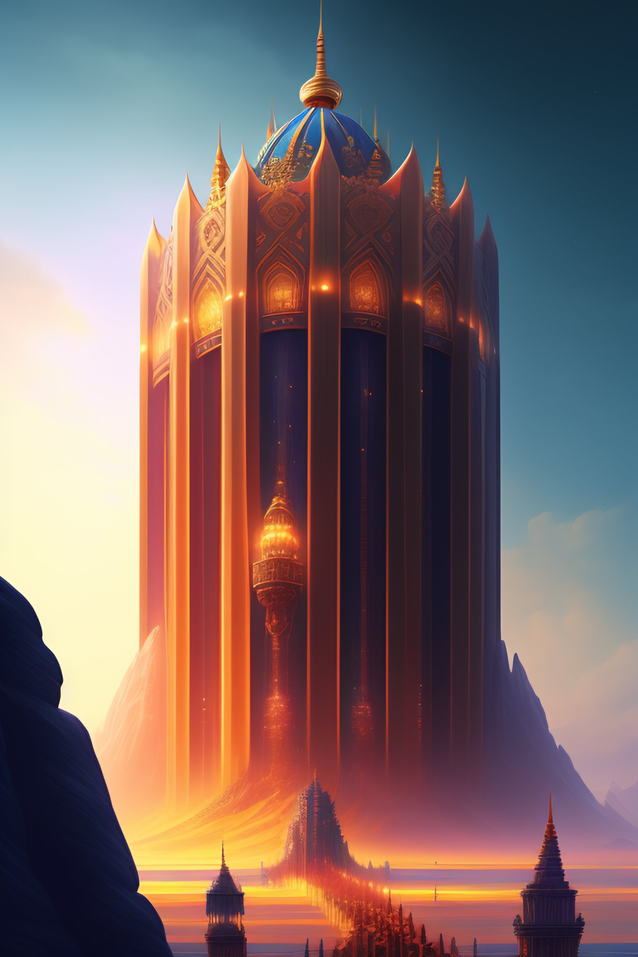 Lexica - A digital Illustration of the Babel tower, 4k, detailed ...
