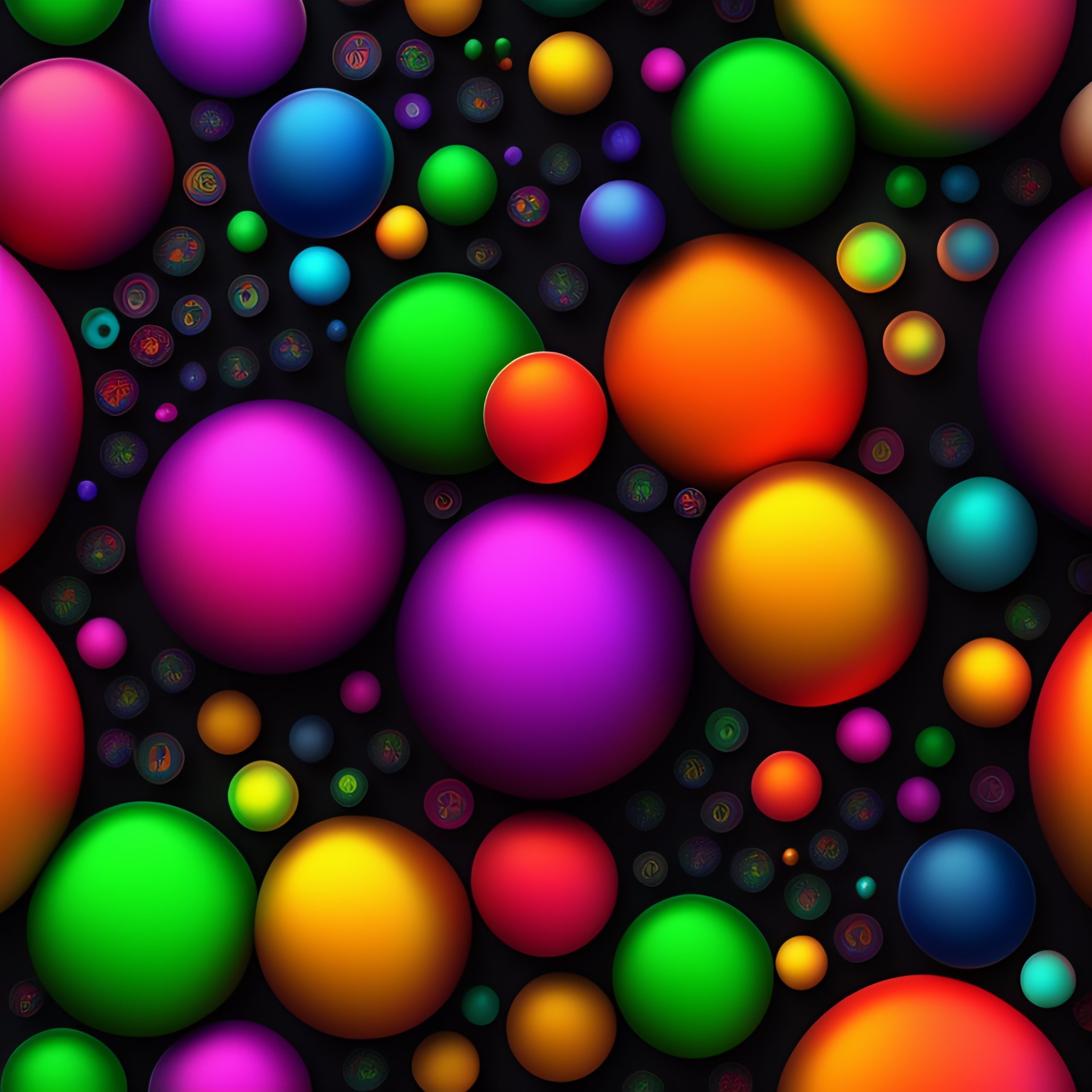 Lexica - 3D multi colour spots pattern, medium size object, high ...