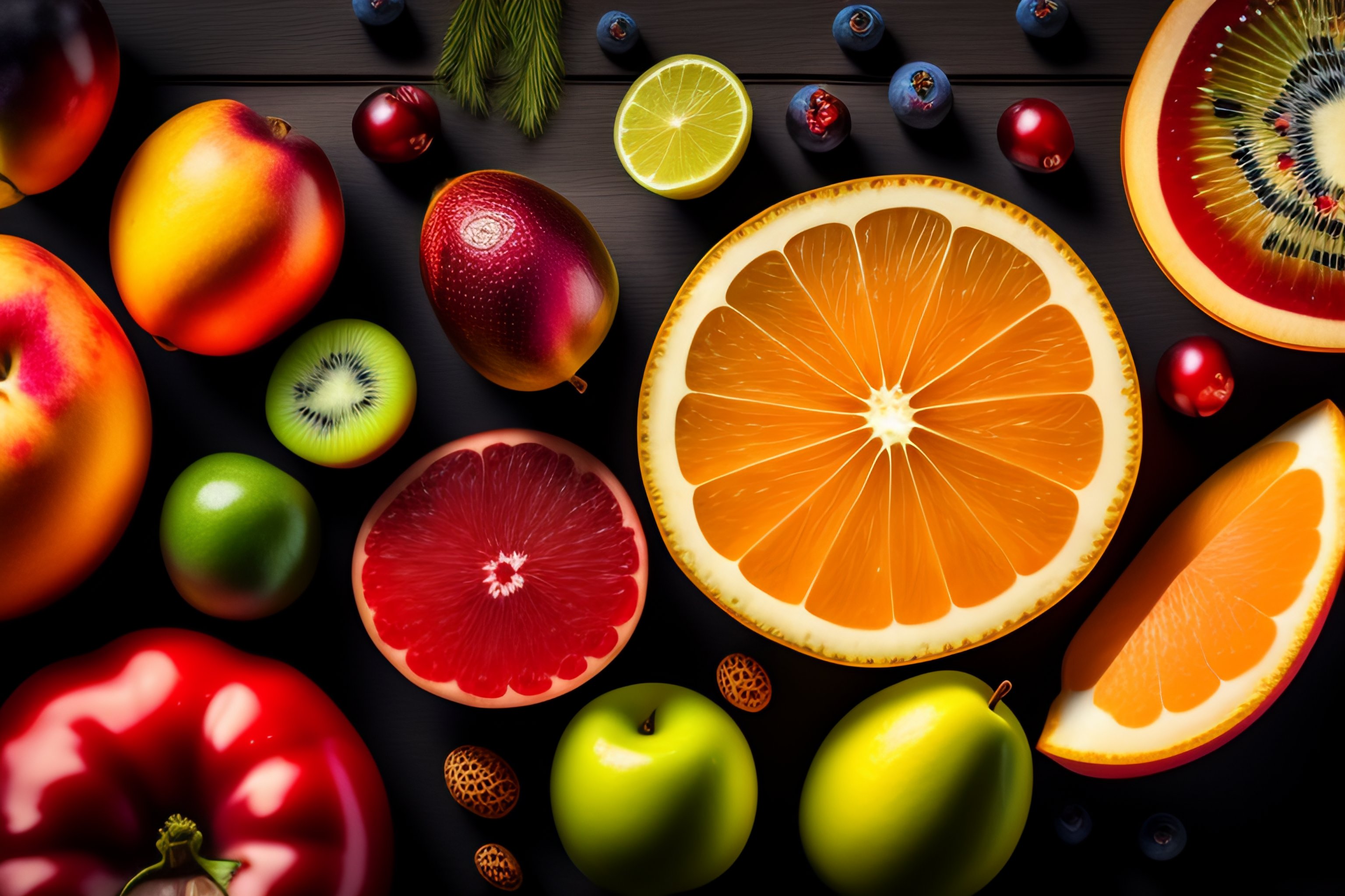 Lexica - Amazing pattern, delicious and juicy, fruits on wood, food ...