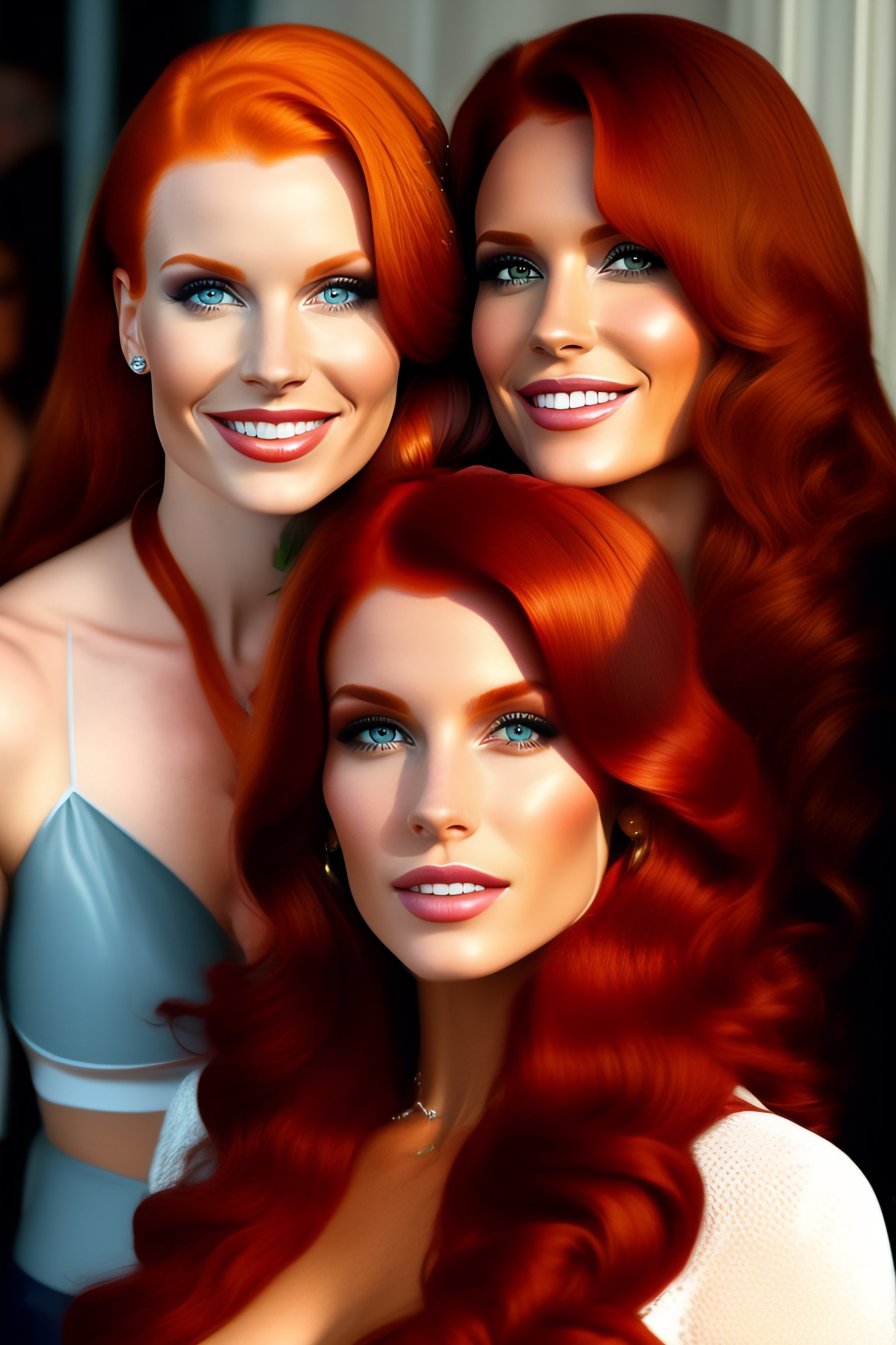 Lexica Cute Redhead Women