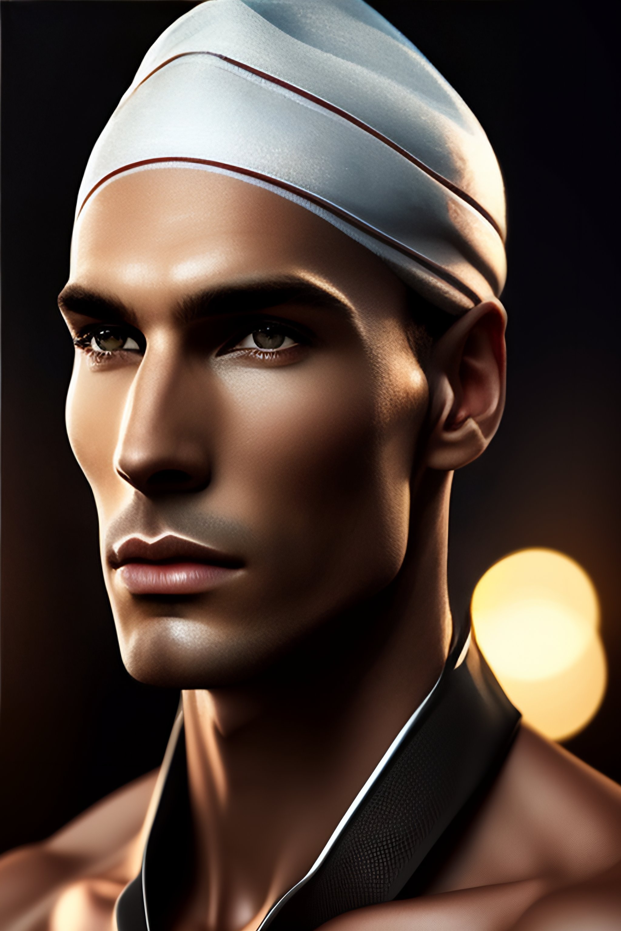 Lexica - A white skin man, with a face of a snake, men body, fit ...