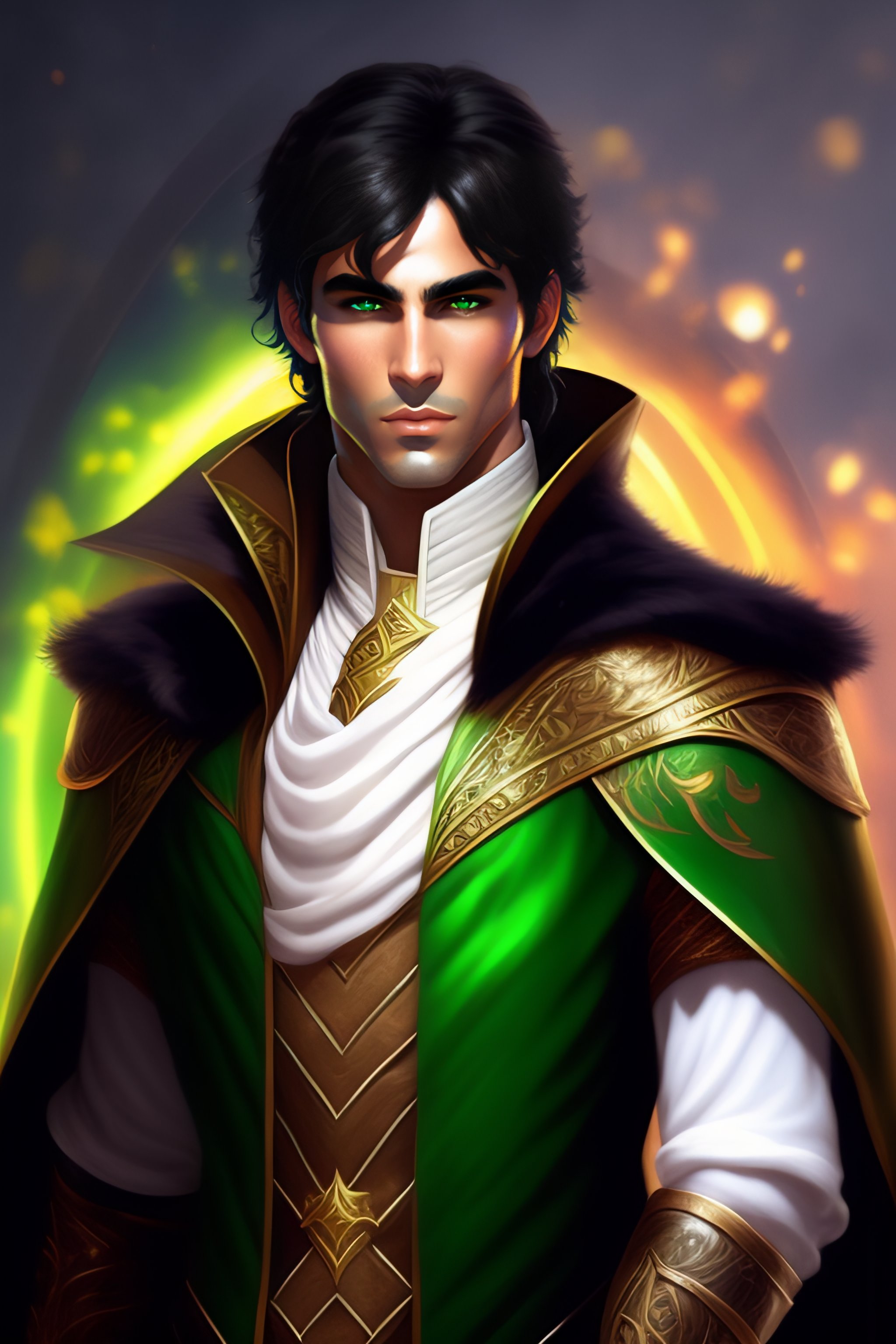 Lexica - Magic the gathering, Planeswalker, Black hair, Black and green ...
