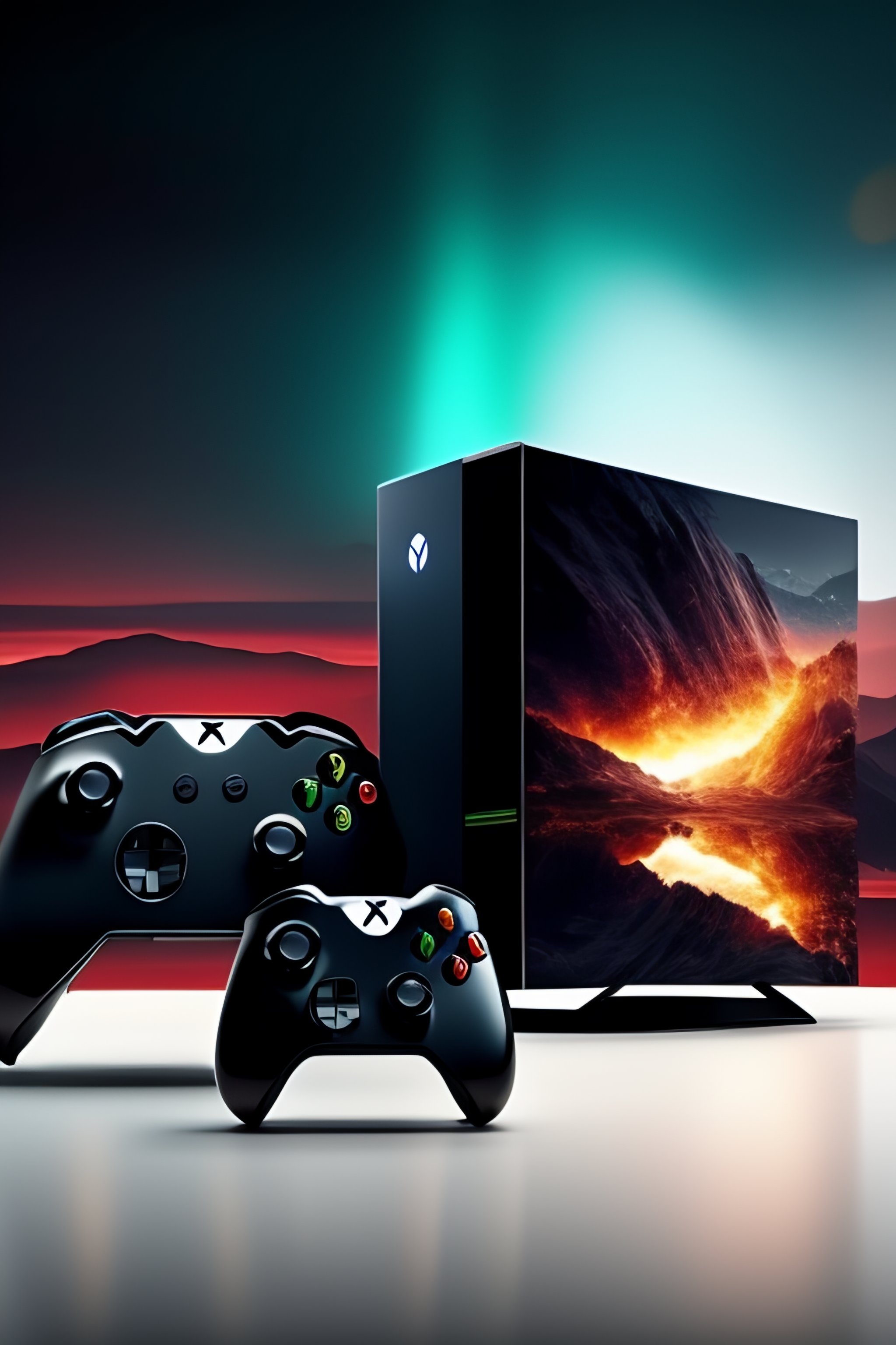 Lexica - Jean Claude Van Damme hold his Xbox Series X