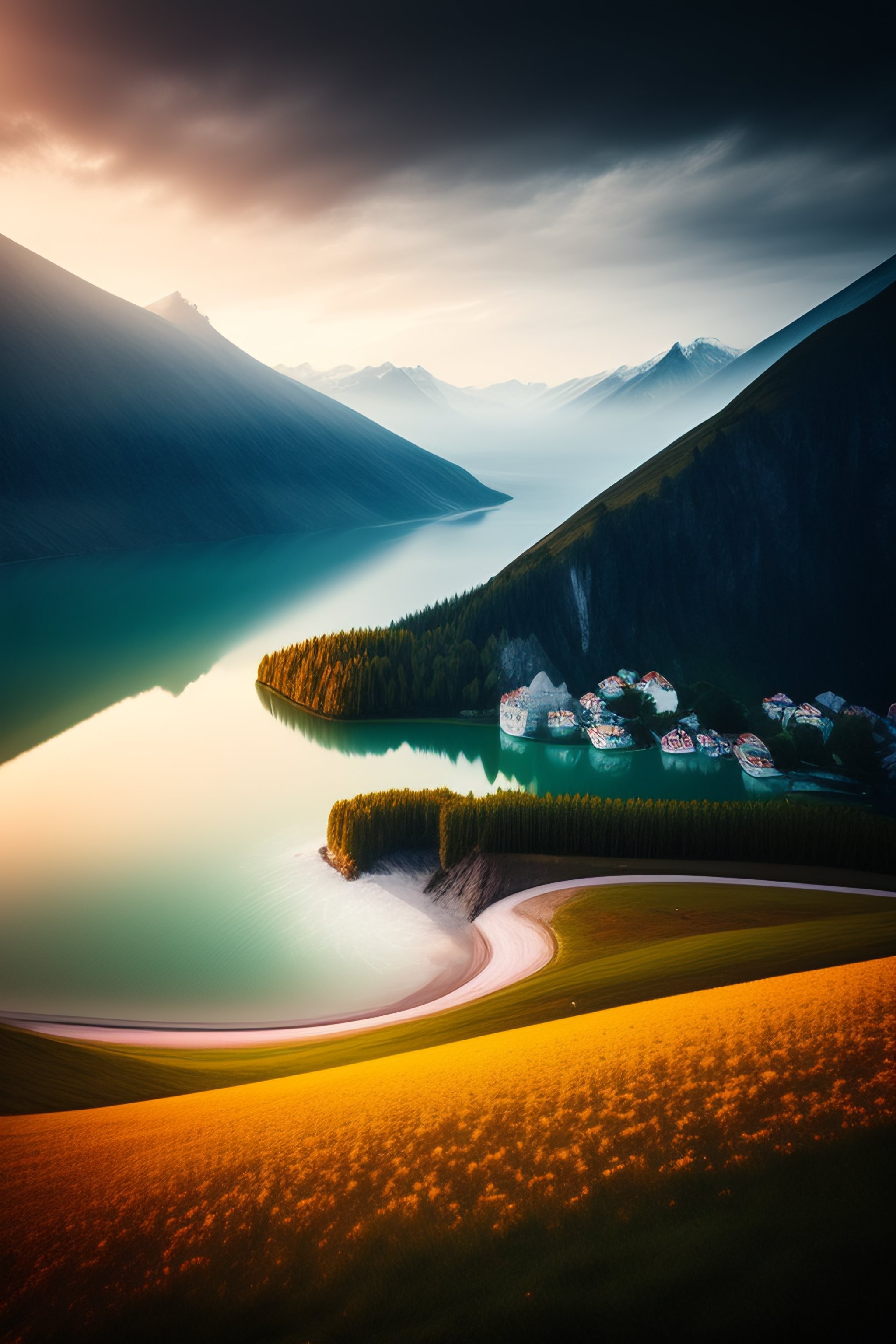 Lexica - Happiness, landscape, beautiful, incredible