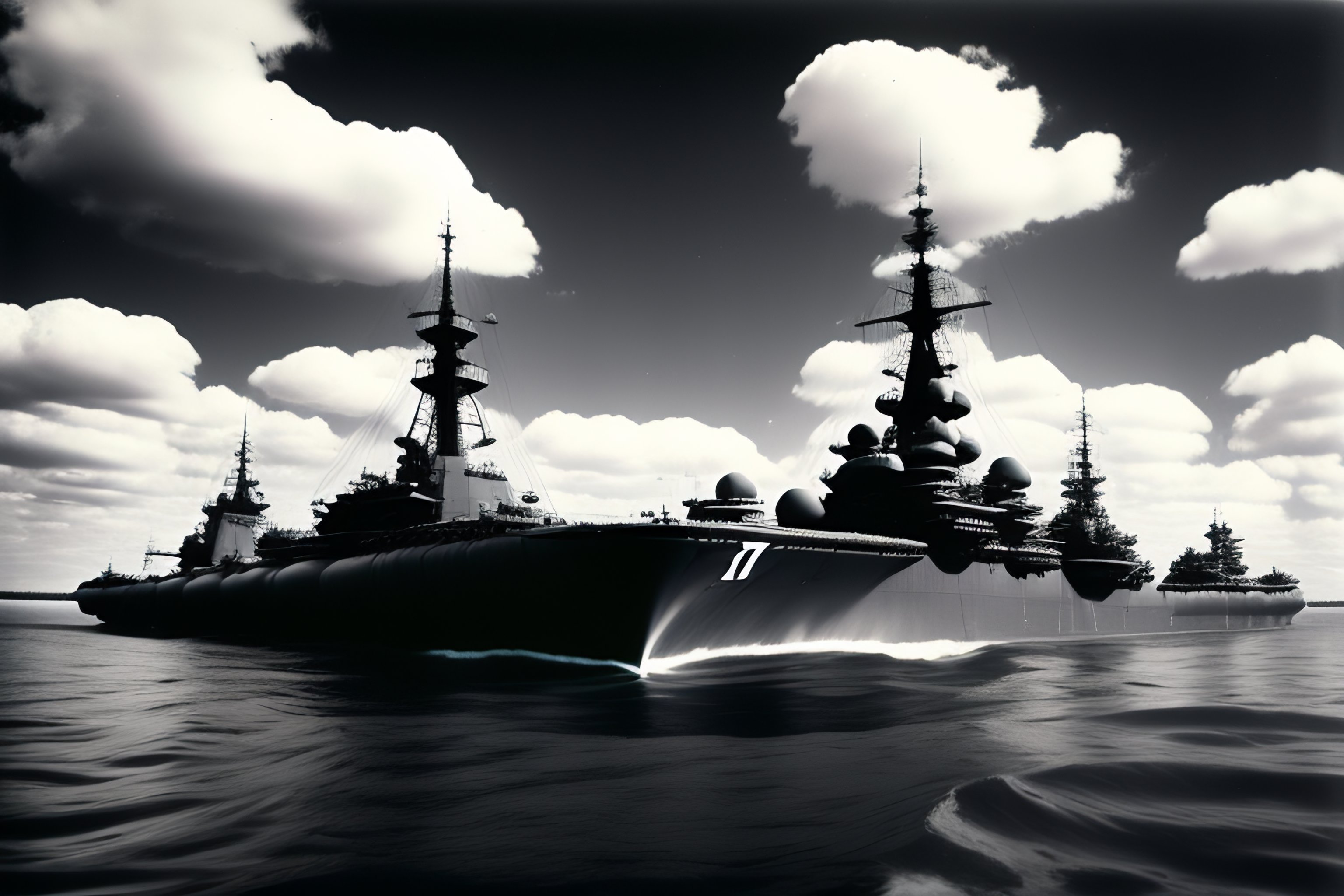 Lexica - Battleship, photo of IOWA, WW2