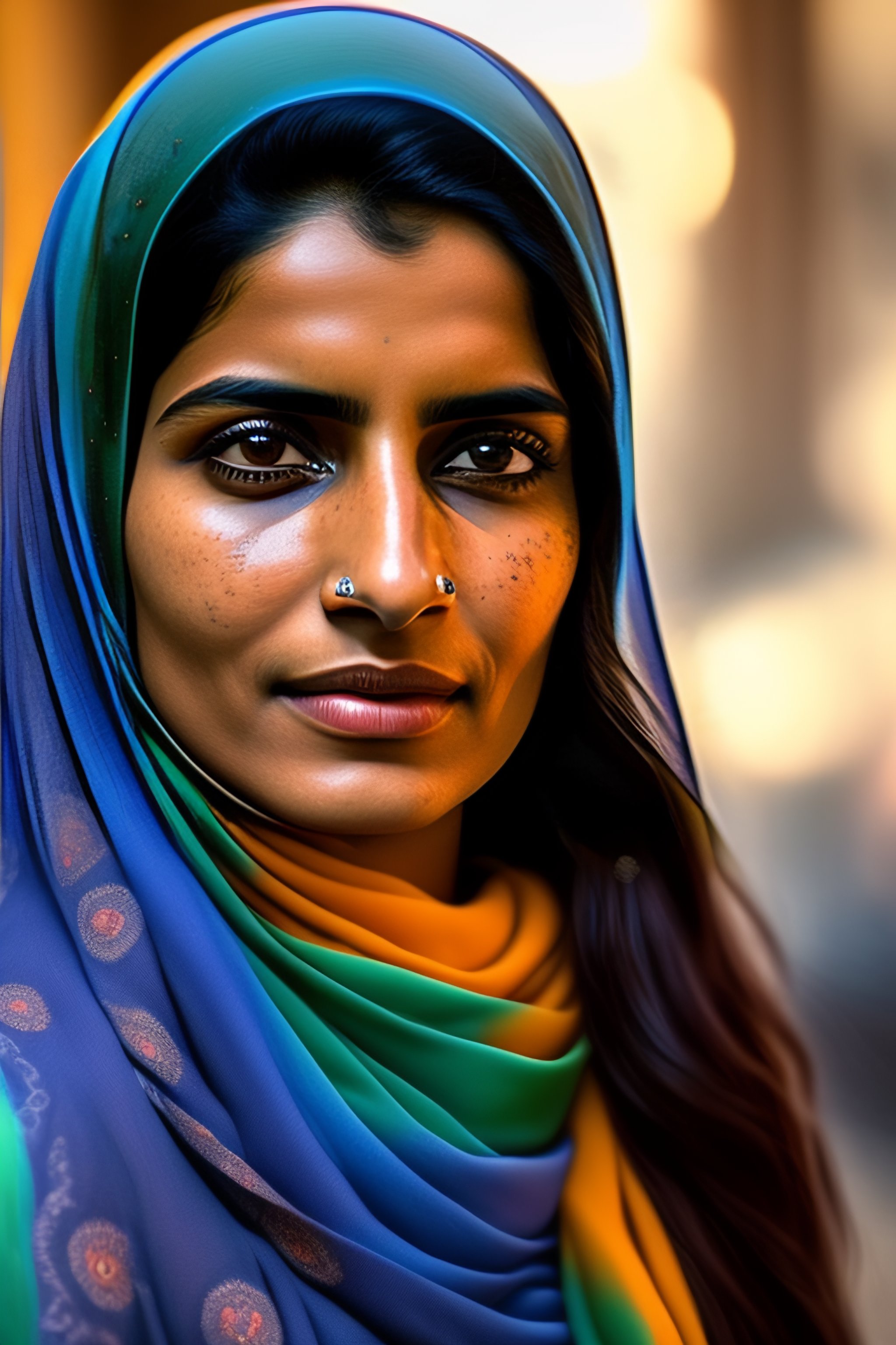 Lexica - A Pakistani woman have gun in her hand and quran in her 2nd hand