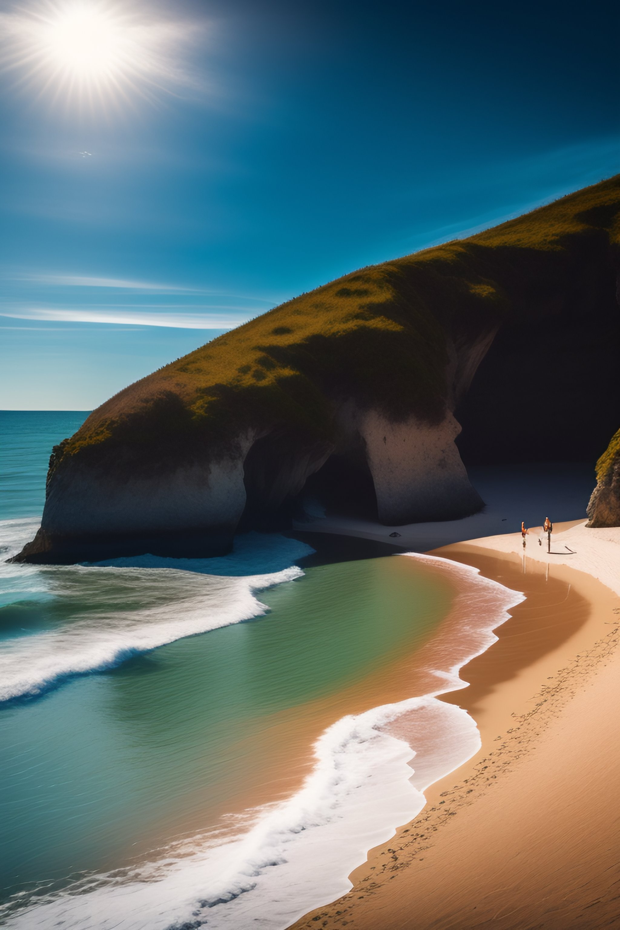 Lexica - Real photo of duda matte on the beach