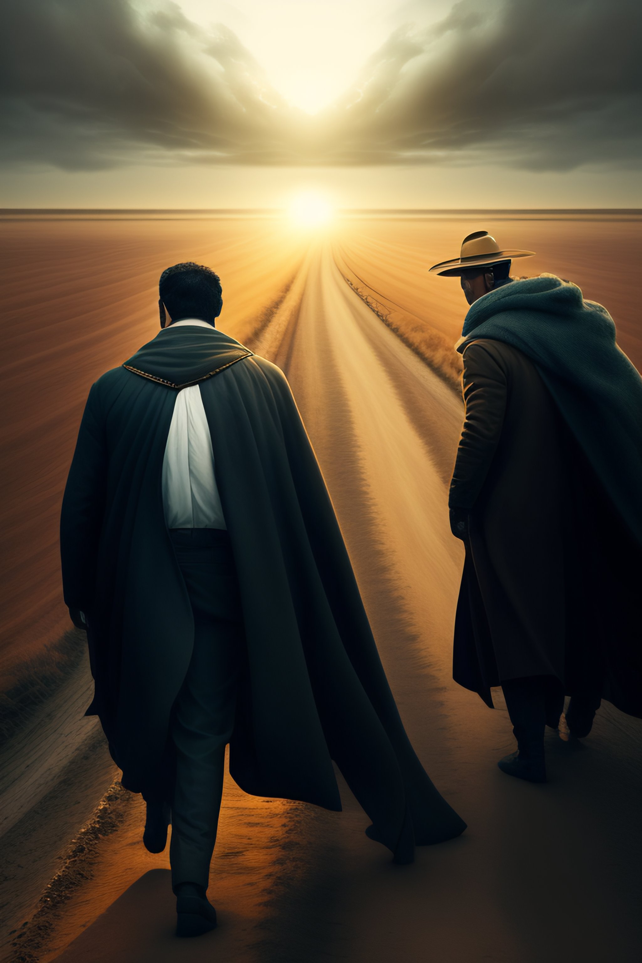 Lexica - Two men and line between them
