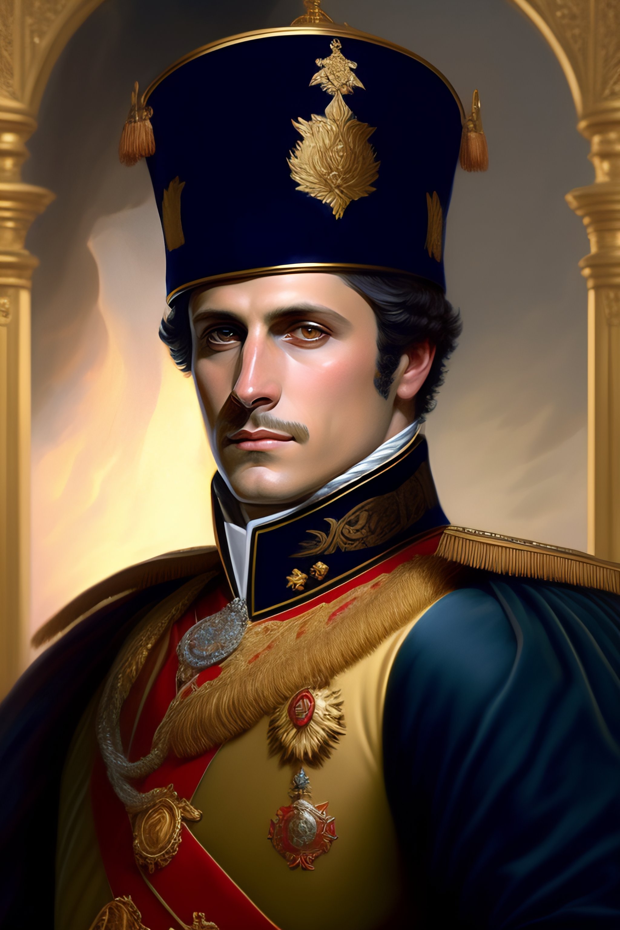 Lexica - Napoleon Bonaparte as a fantasy D&D character, portrait art by ...