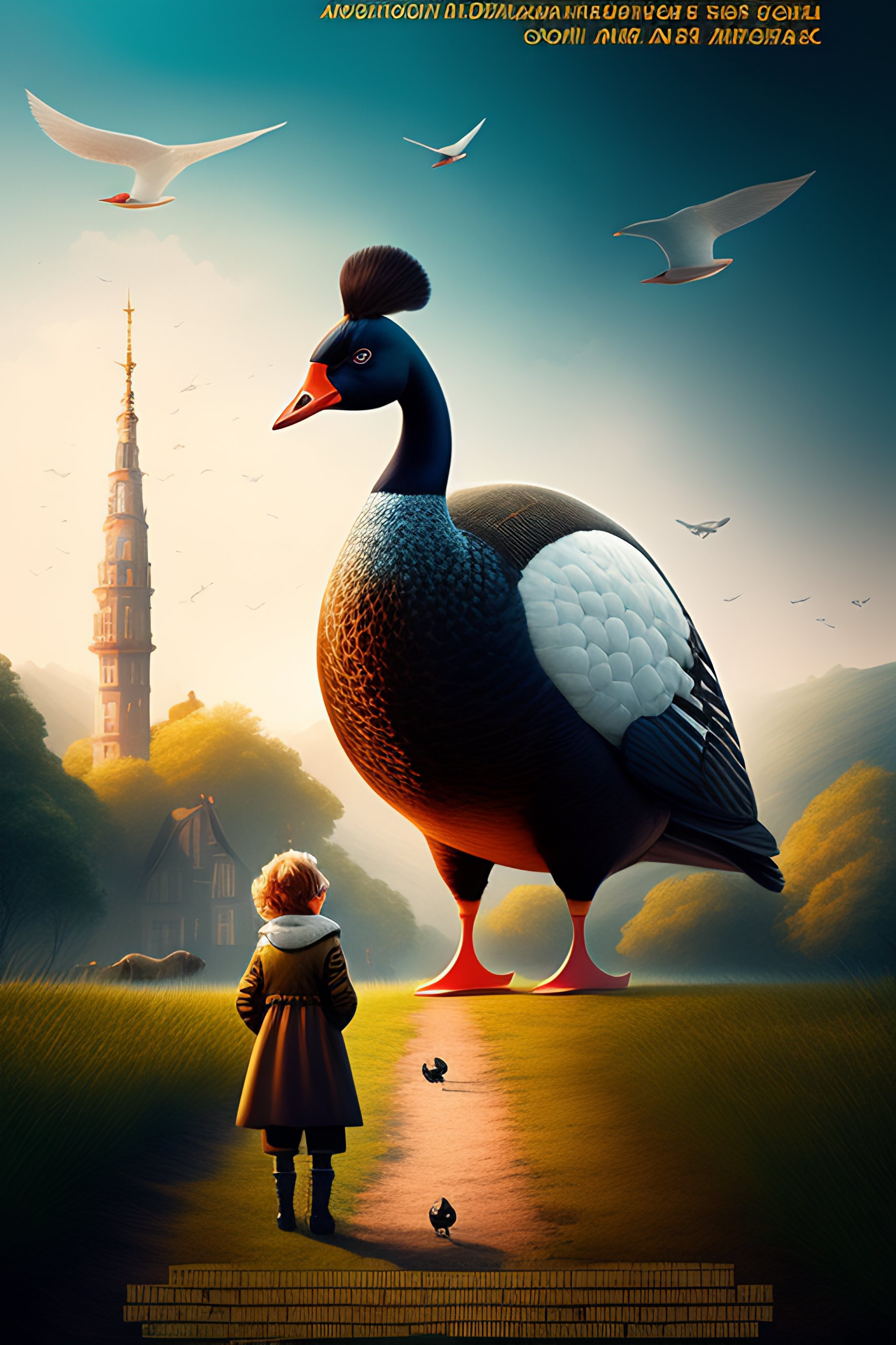 Lexica - James and the giant goose movie poster