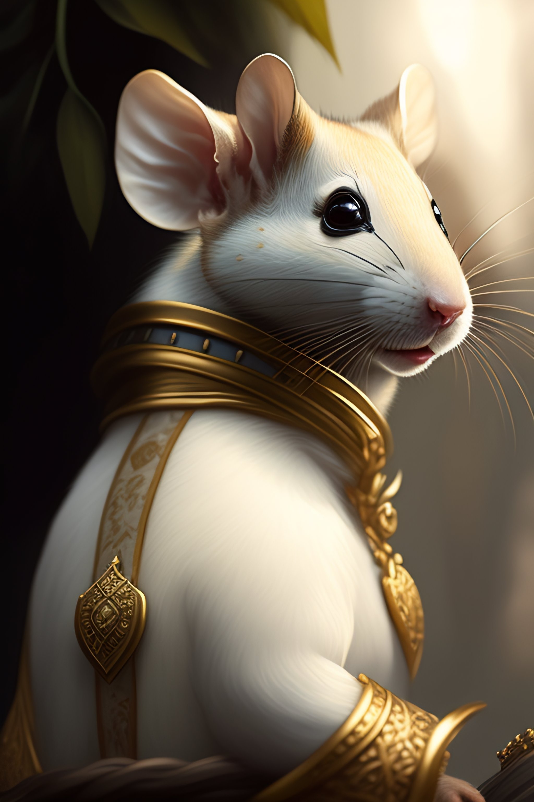 Lexica - A king white rat in free fire style, highly detailed, digital ...