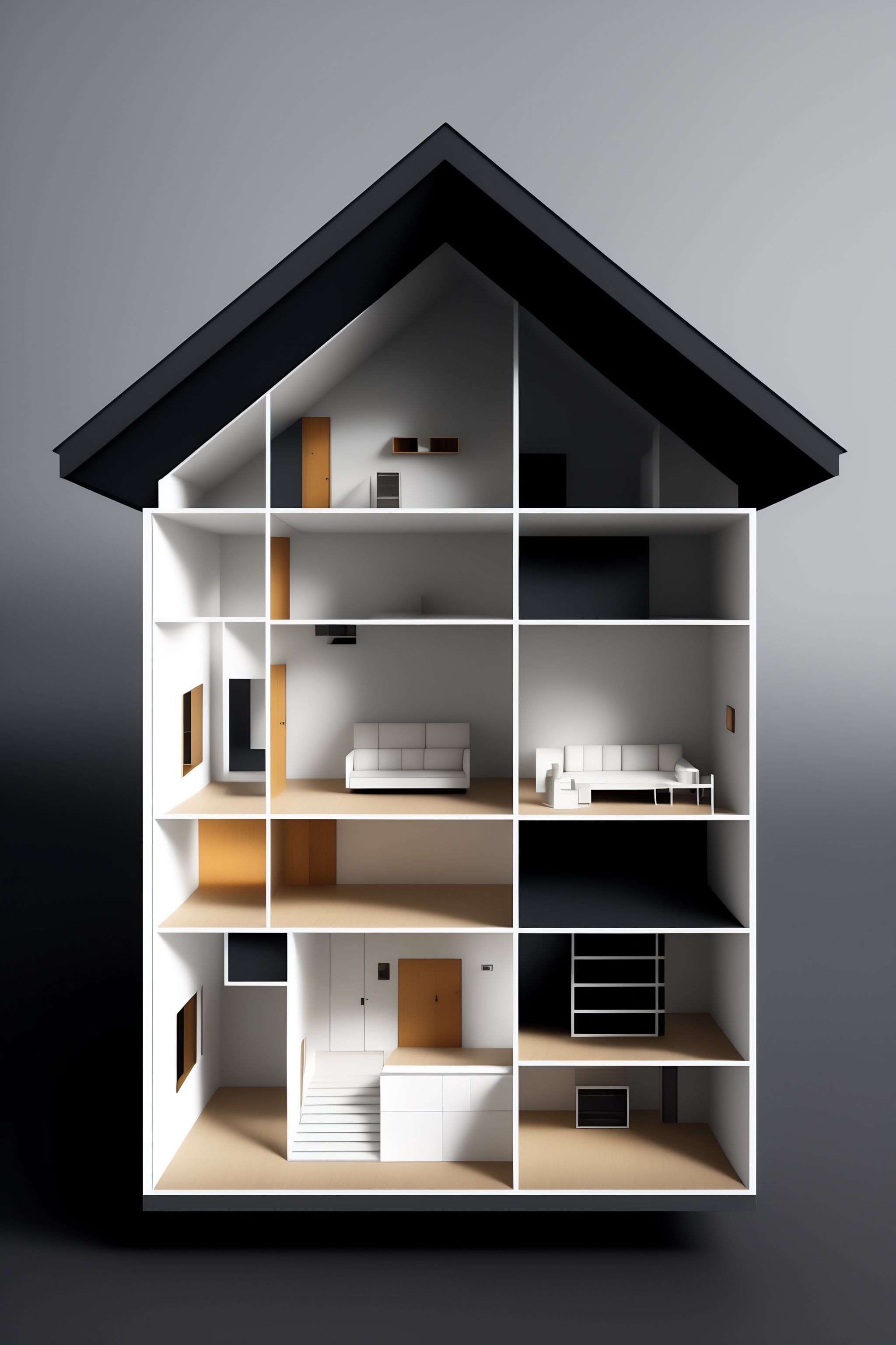 Cross Section Of A House