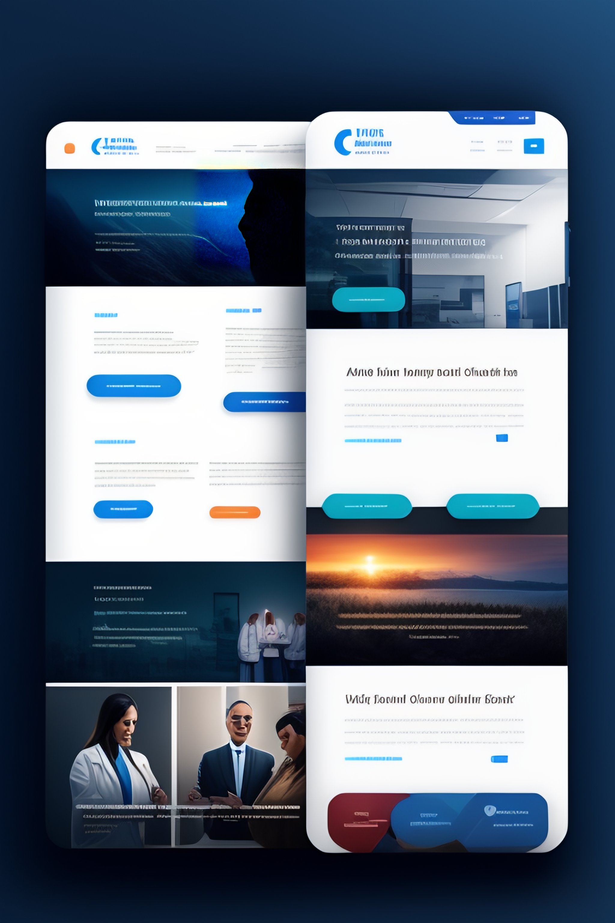 Lexica - Landing page design for a clinic management application ...