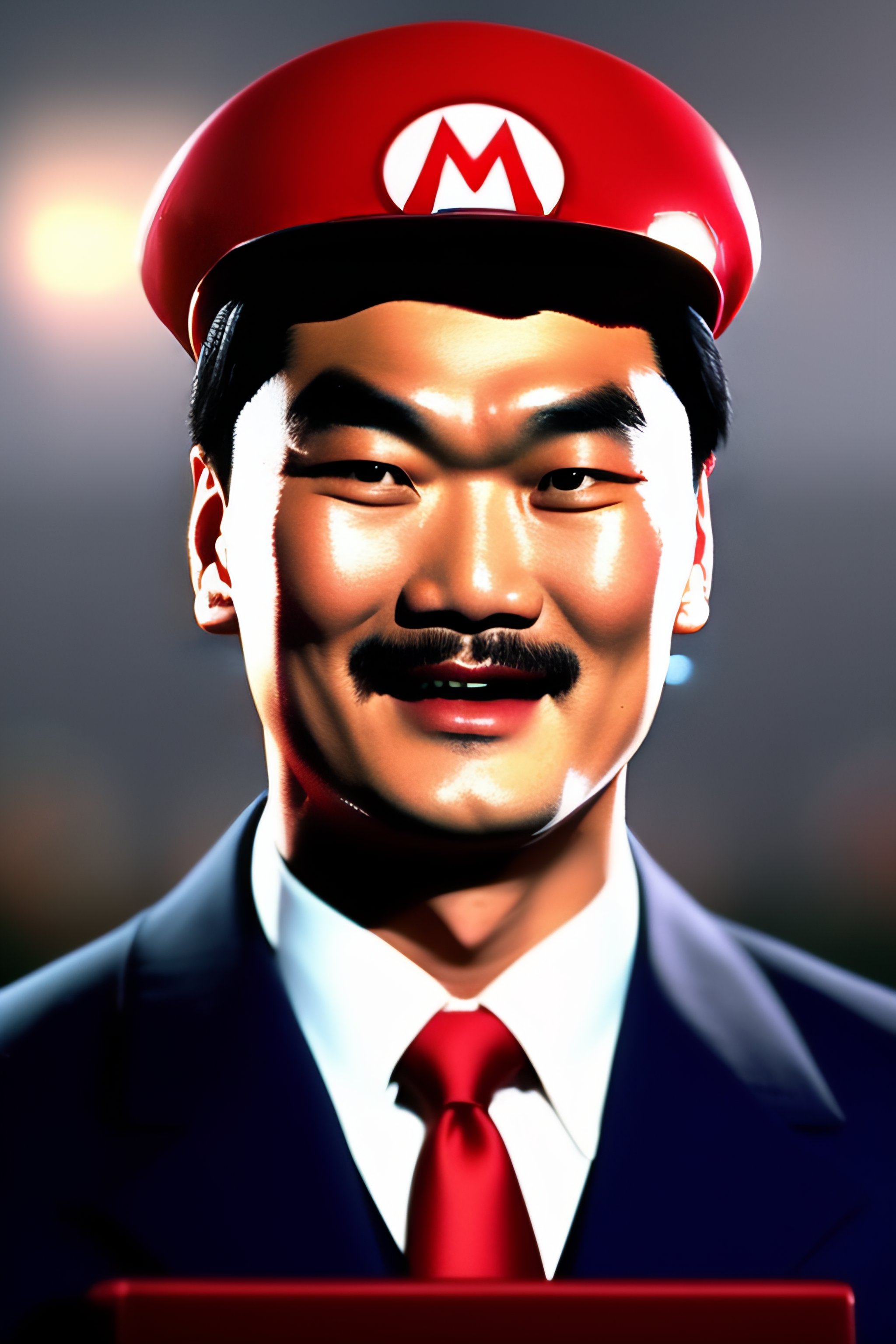 Lexica - Yao Ming as a mario character in mario 64