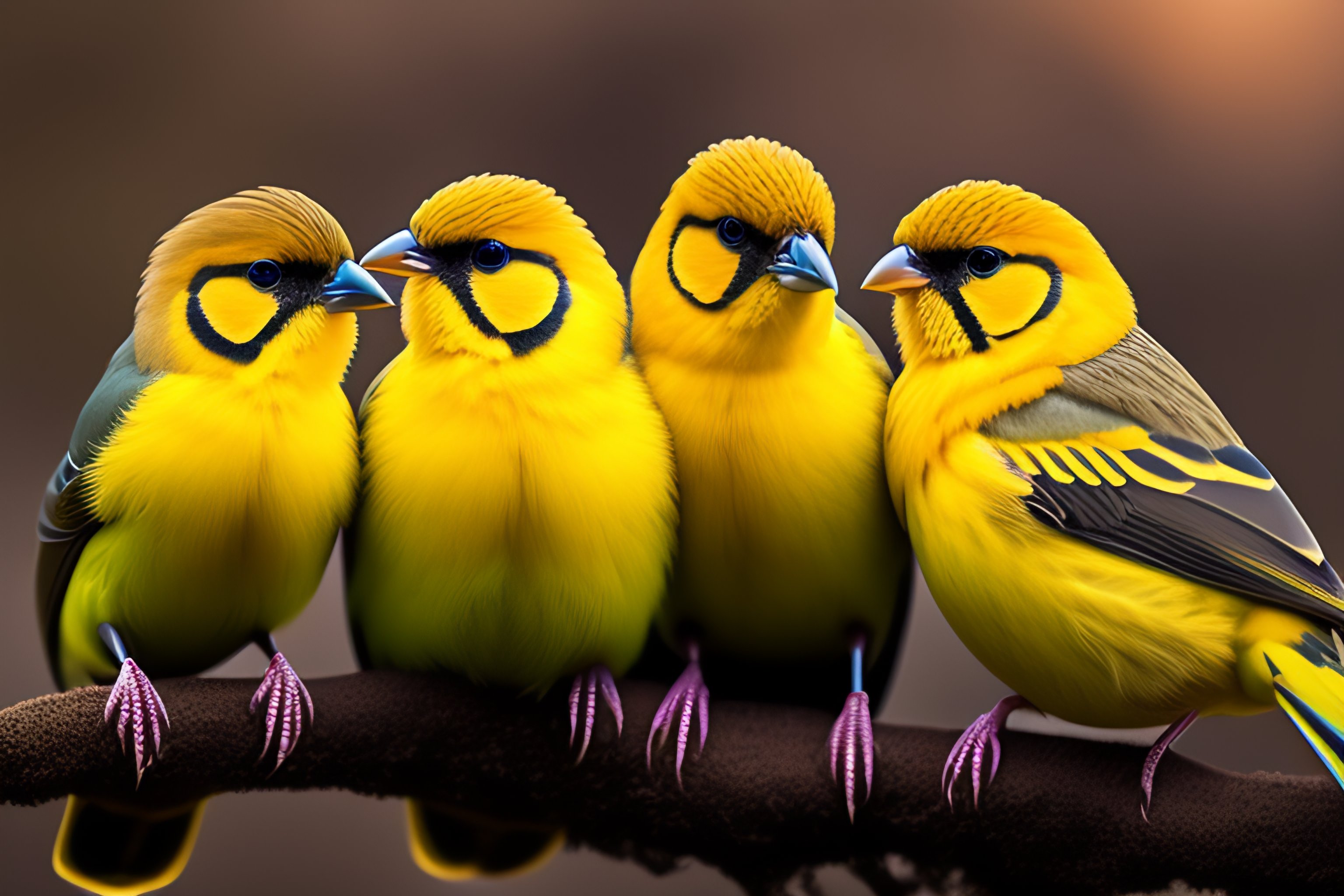 Lexica - Majestic colored medium sized birds canary