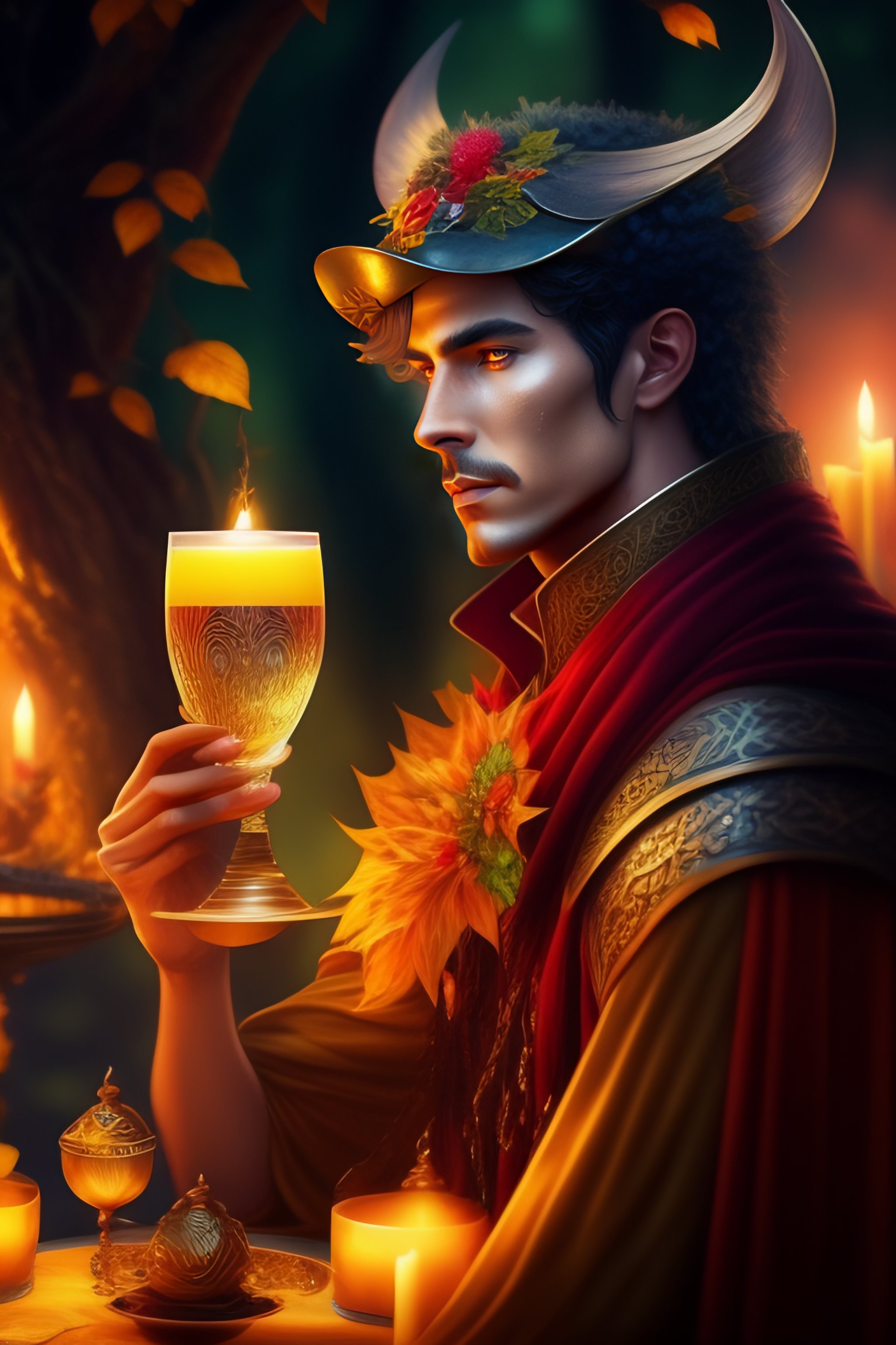 Lexica - Oberon, King of the Fae, drinking tea with Grimm Reaper ...