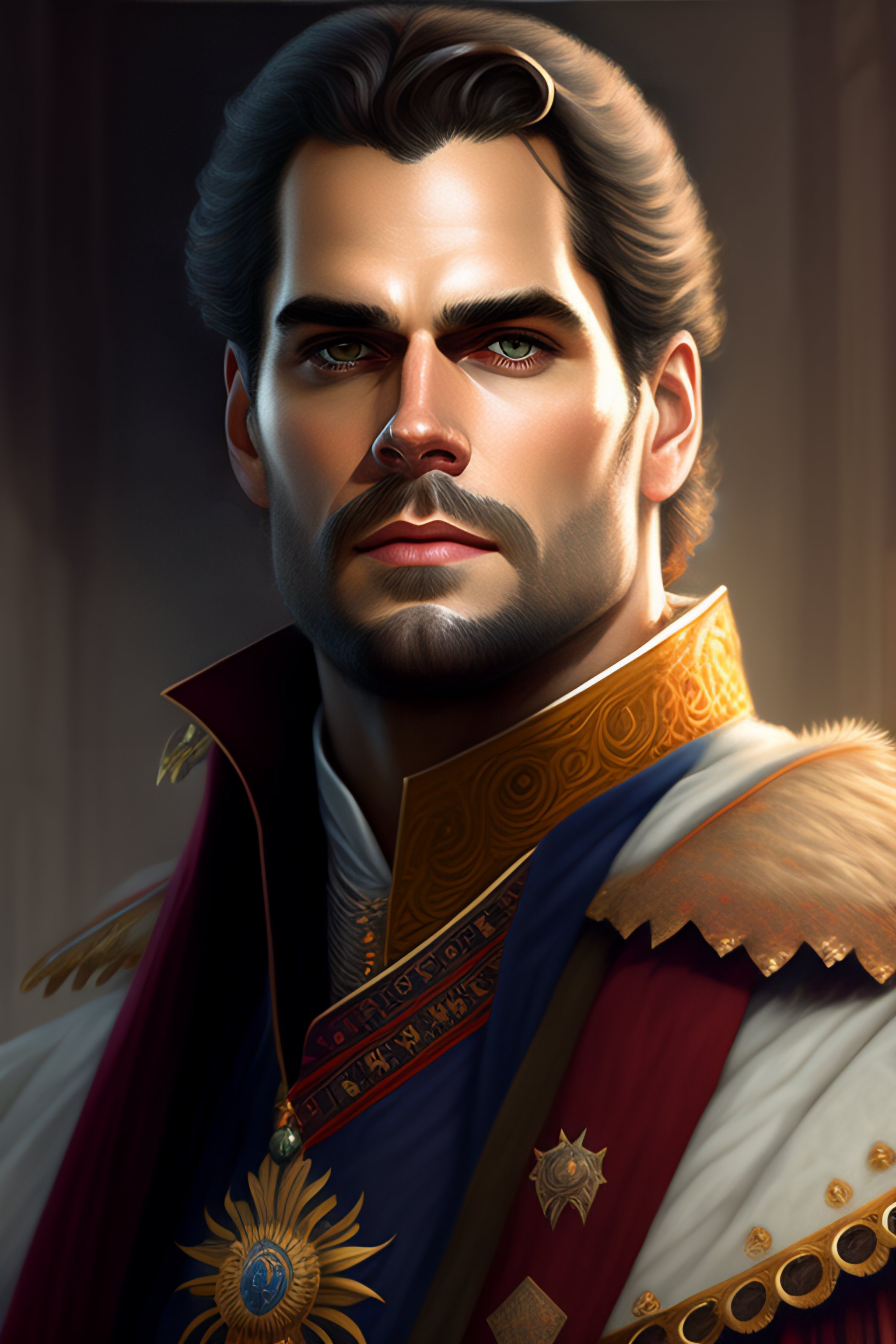 Lexica - Henry Cavill as a fantasy D&D character, heterochromia eyes ...