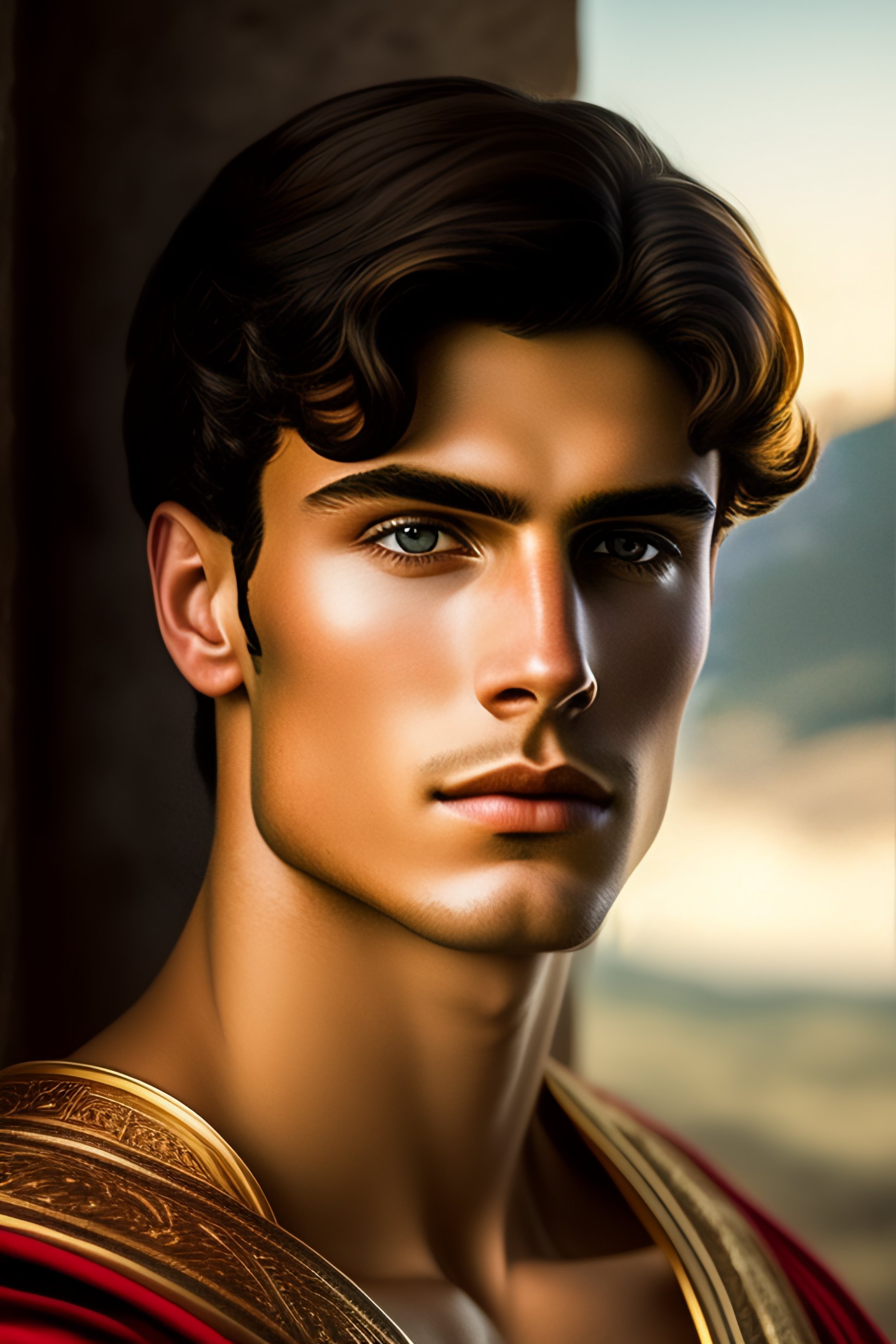 Lexica - Strikingly handsome young man with detailed period clothing ...