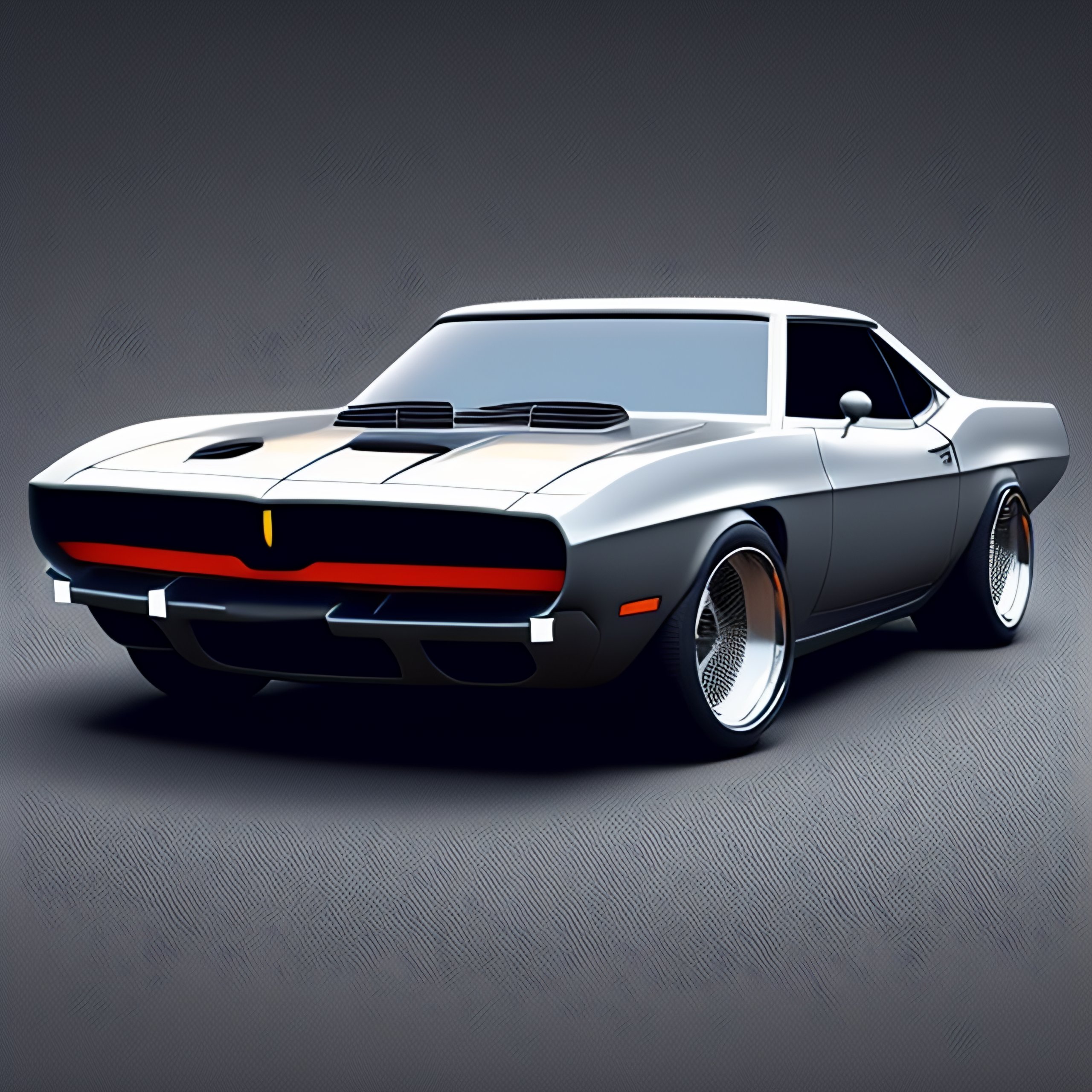 Lexica - Cool light-gray evil car, pixel art