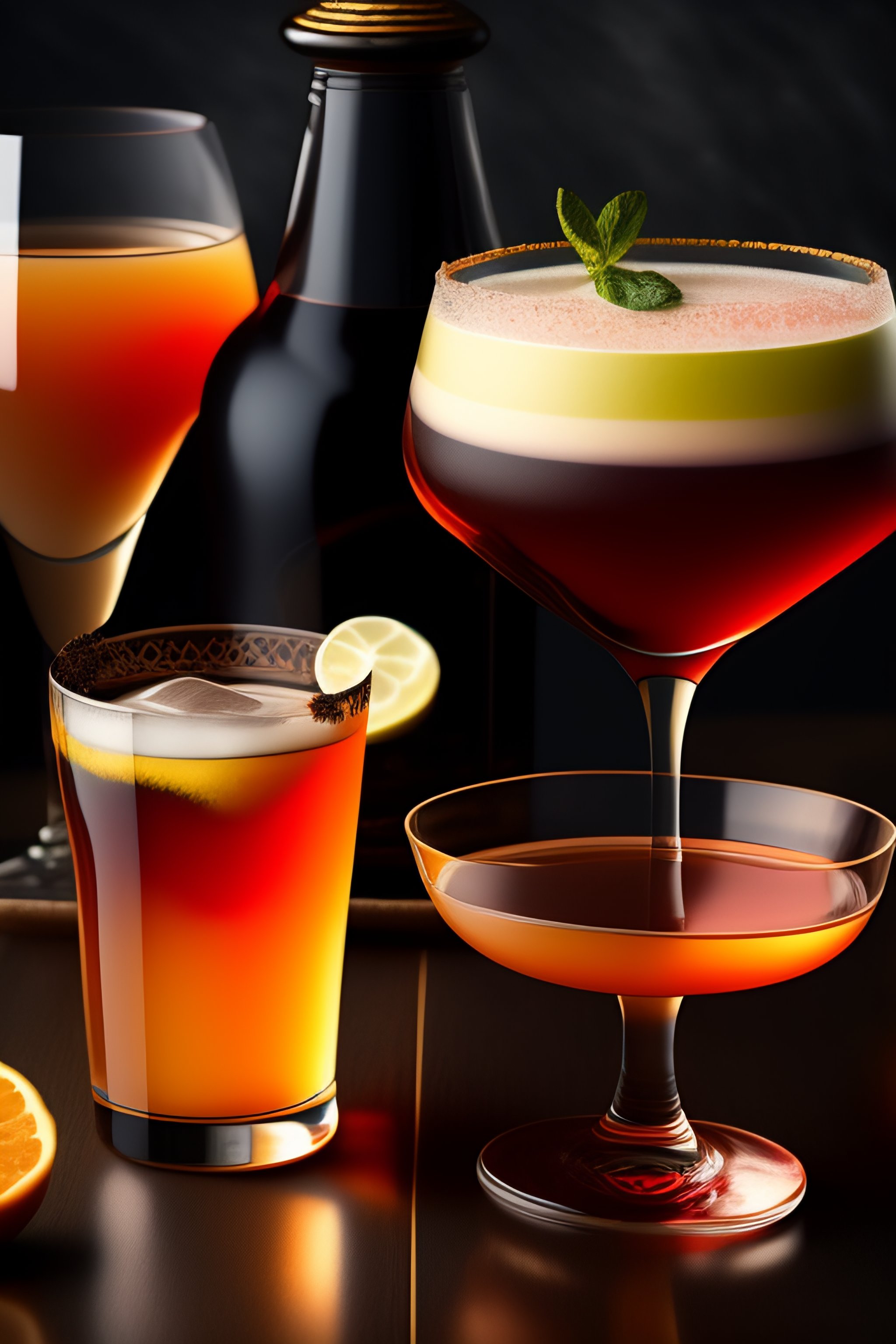 Lexica - Black African mixologists creating Cocktails mixology in congress