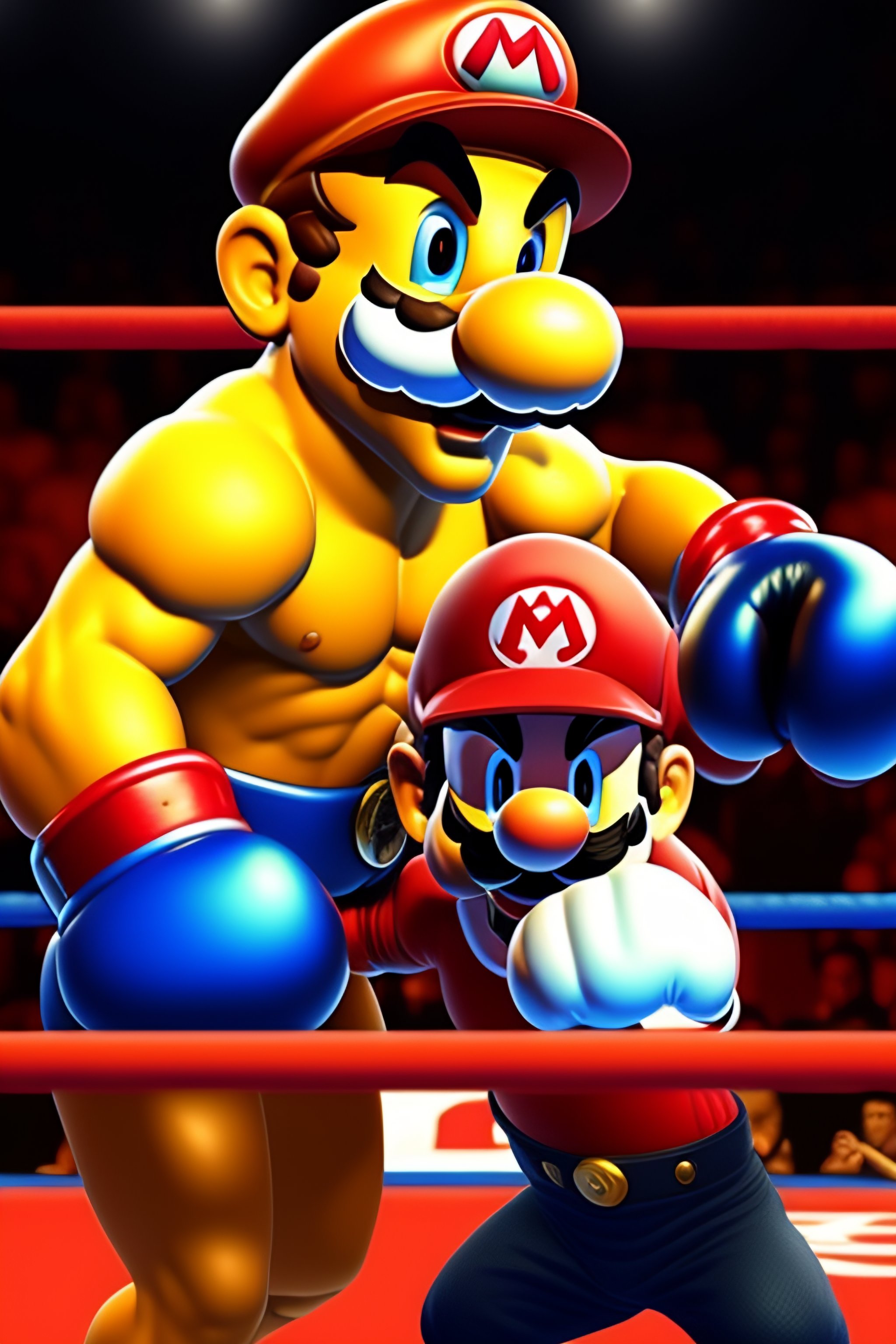Lexica - Super mario versus pac-man in MMA