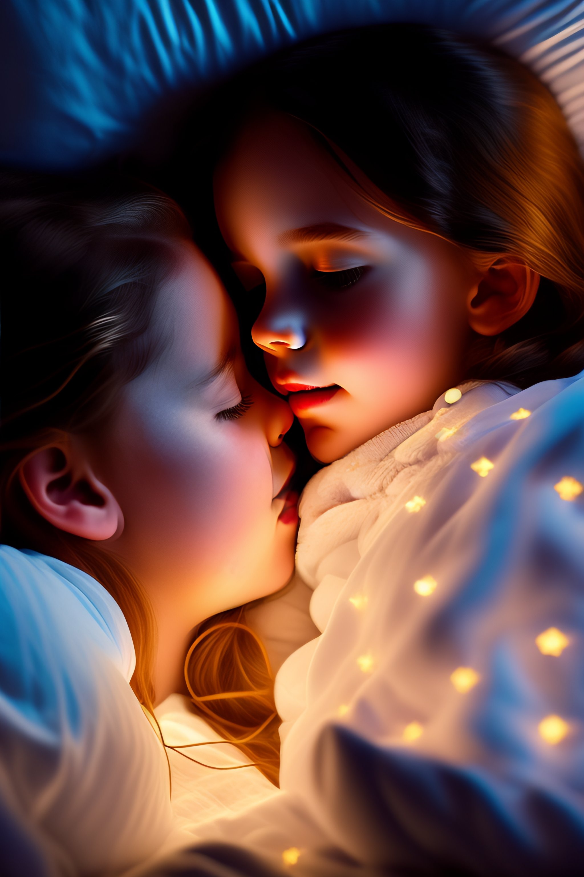 Lexica Beautiful Photo realistic Picture Of Two Ten Year Old Girls
