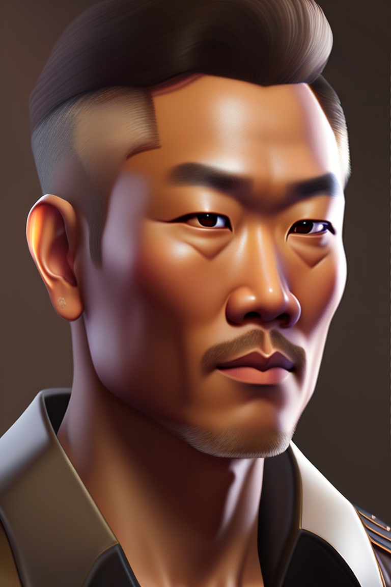 Lexica - Middle-aged asian man face, 4k, realistic,16:9