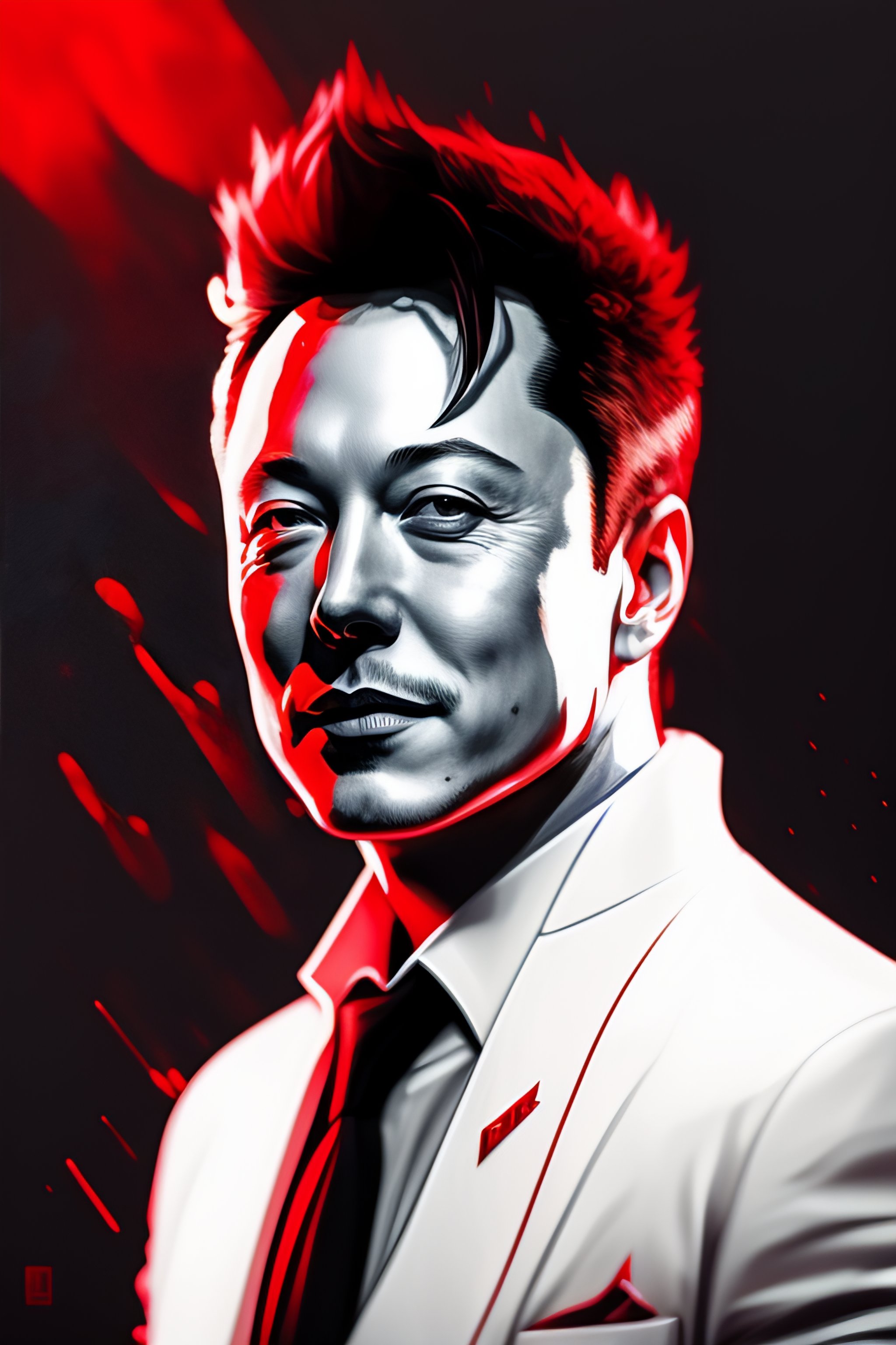Lexica - Highly detailed portrait of elon musk, by Dustin Nguyen ...
