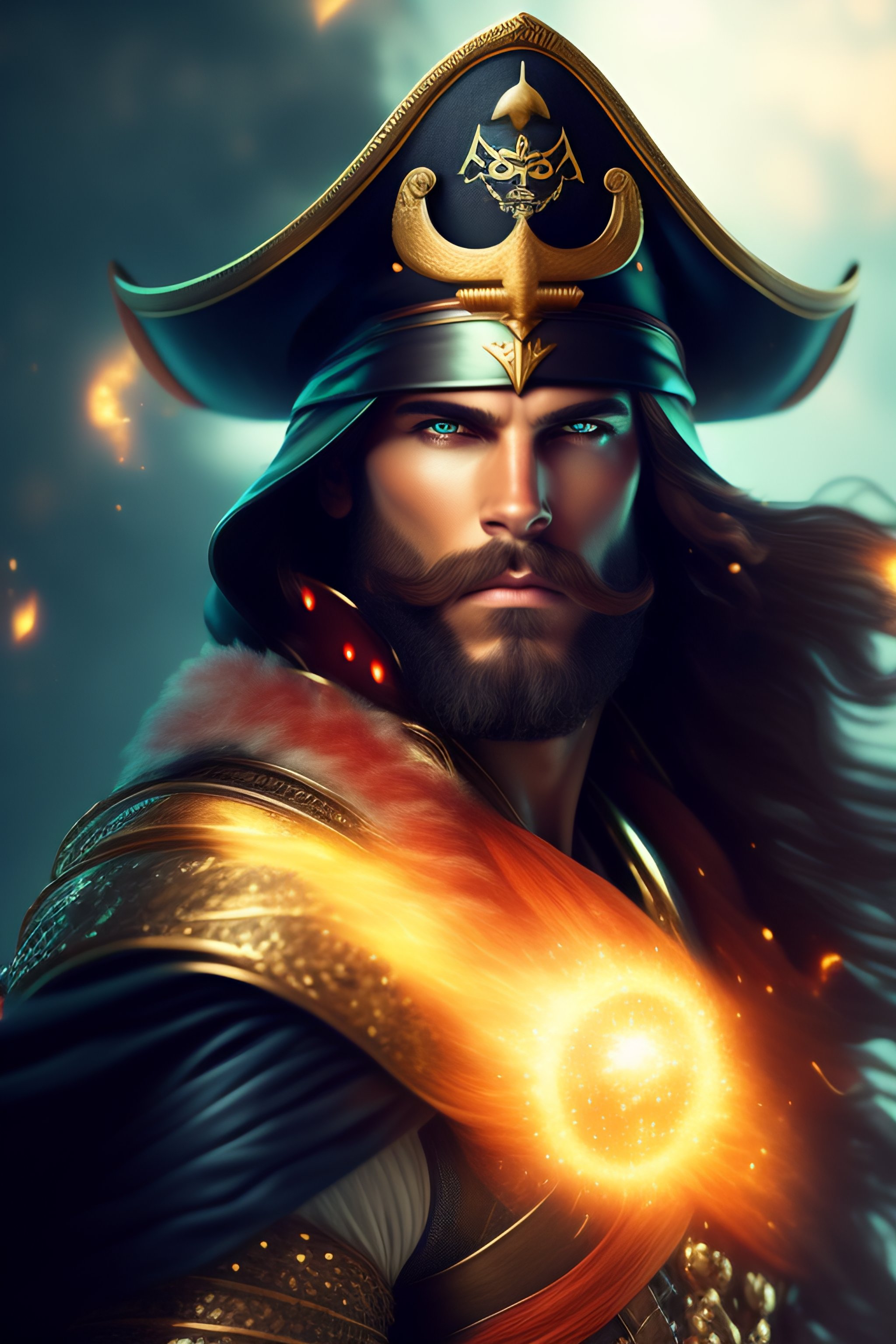 Lexica - Artemis, The Greek gods, Portrait, Pirate, Pirate hat, Pirate ...