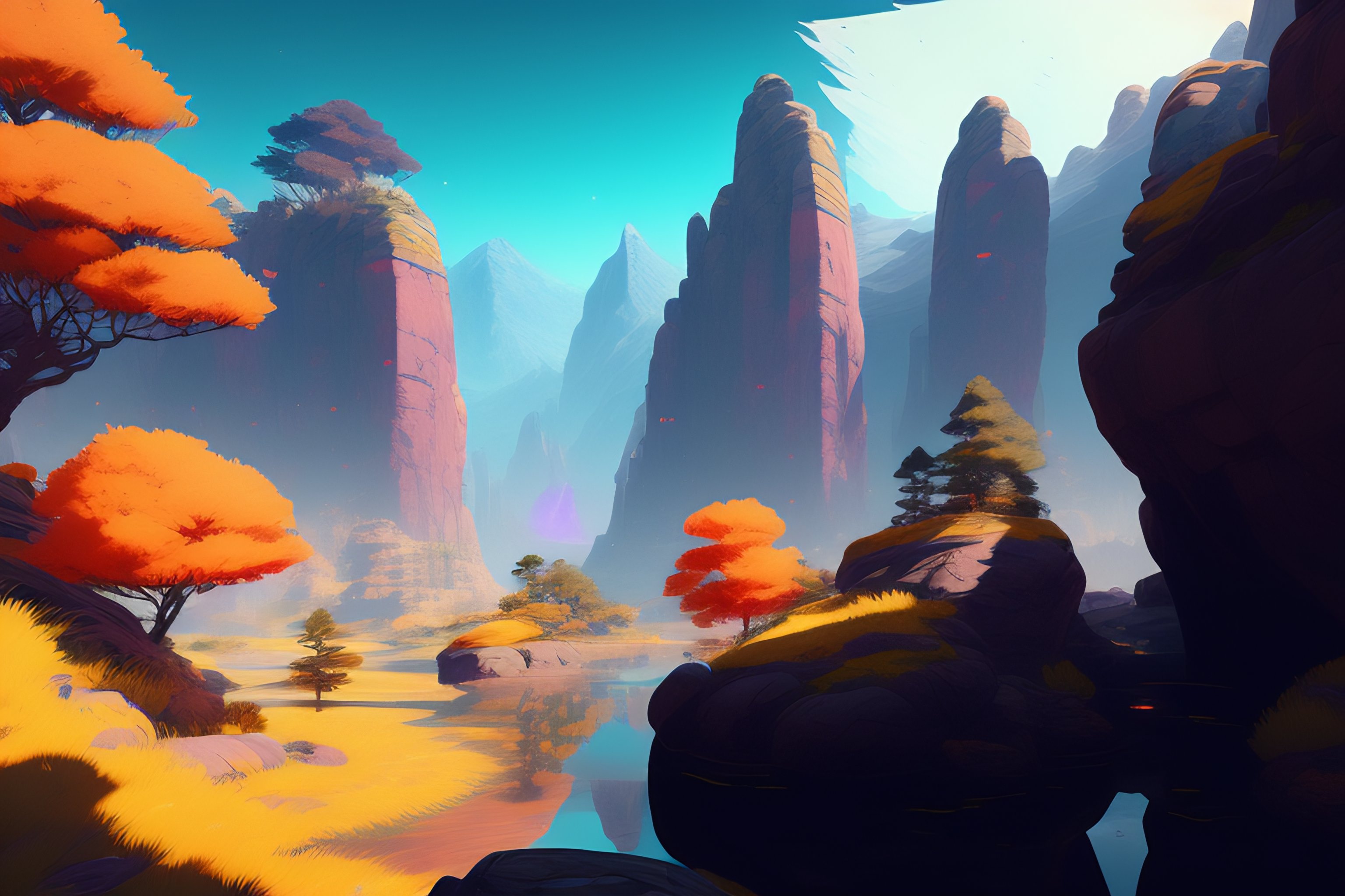 Lexica - Landscape from the Game Apex Legends, artstation winner by ...