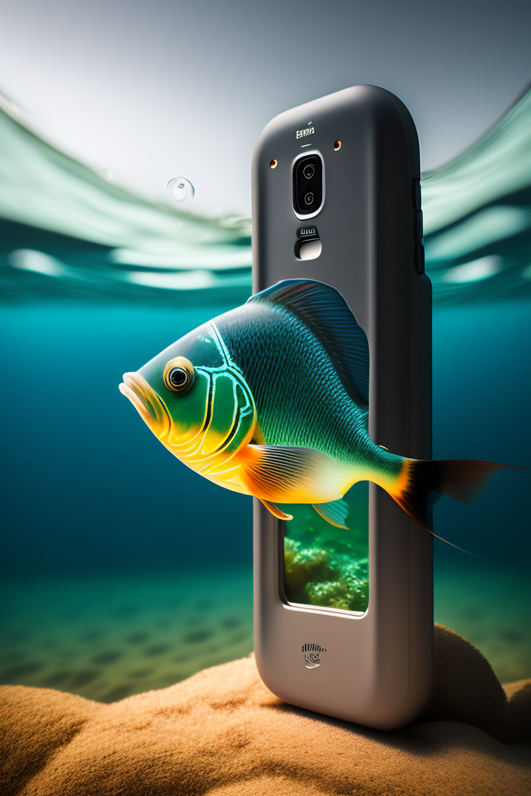 Lexica - Fish talkilng whith a ltelephone