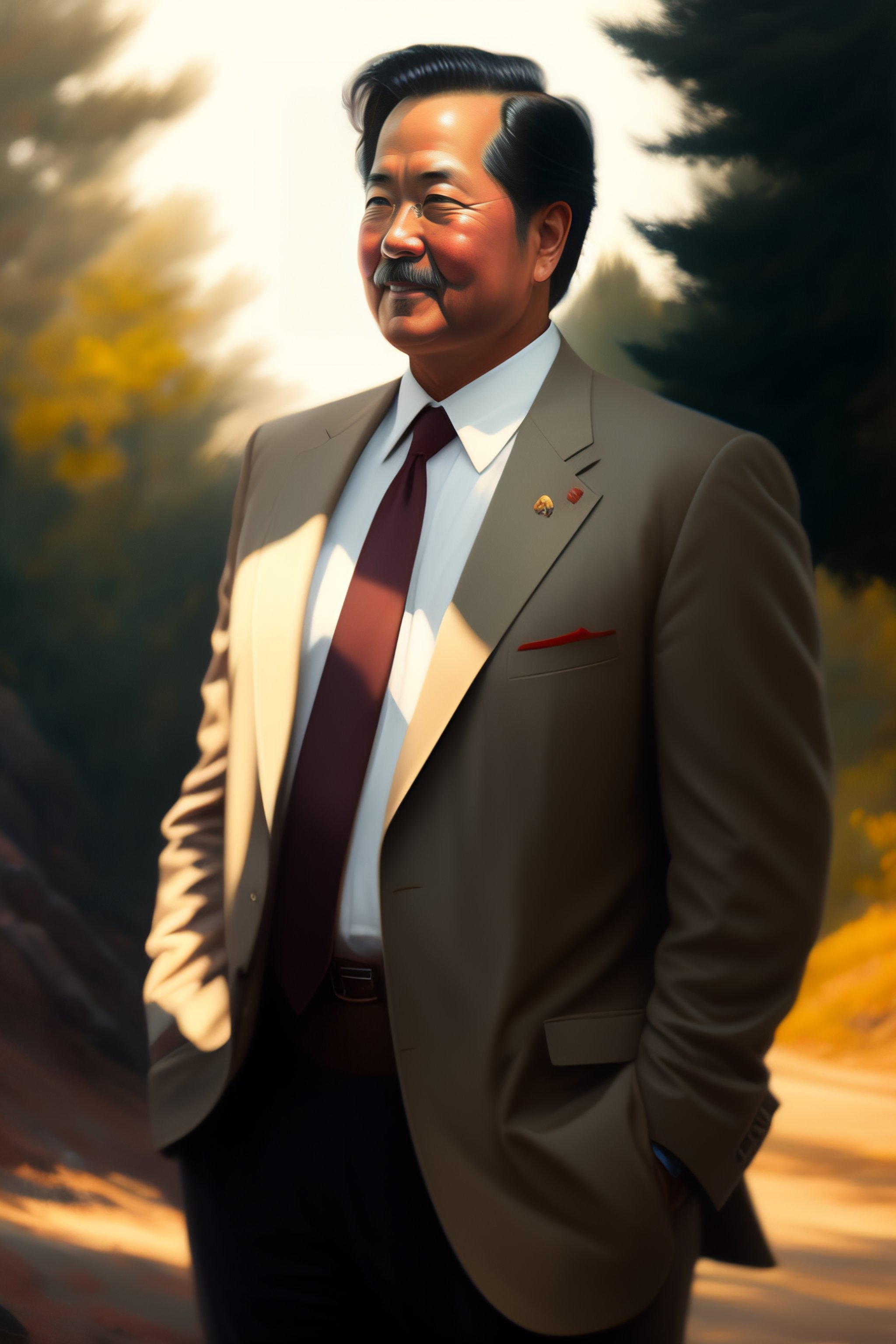 Lexica - Full shot body photo of cal kestis, oil painting by ed blinkey ...