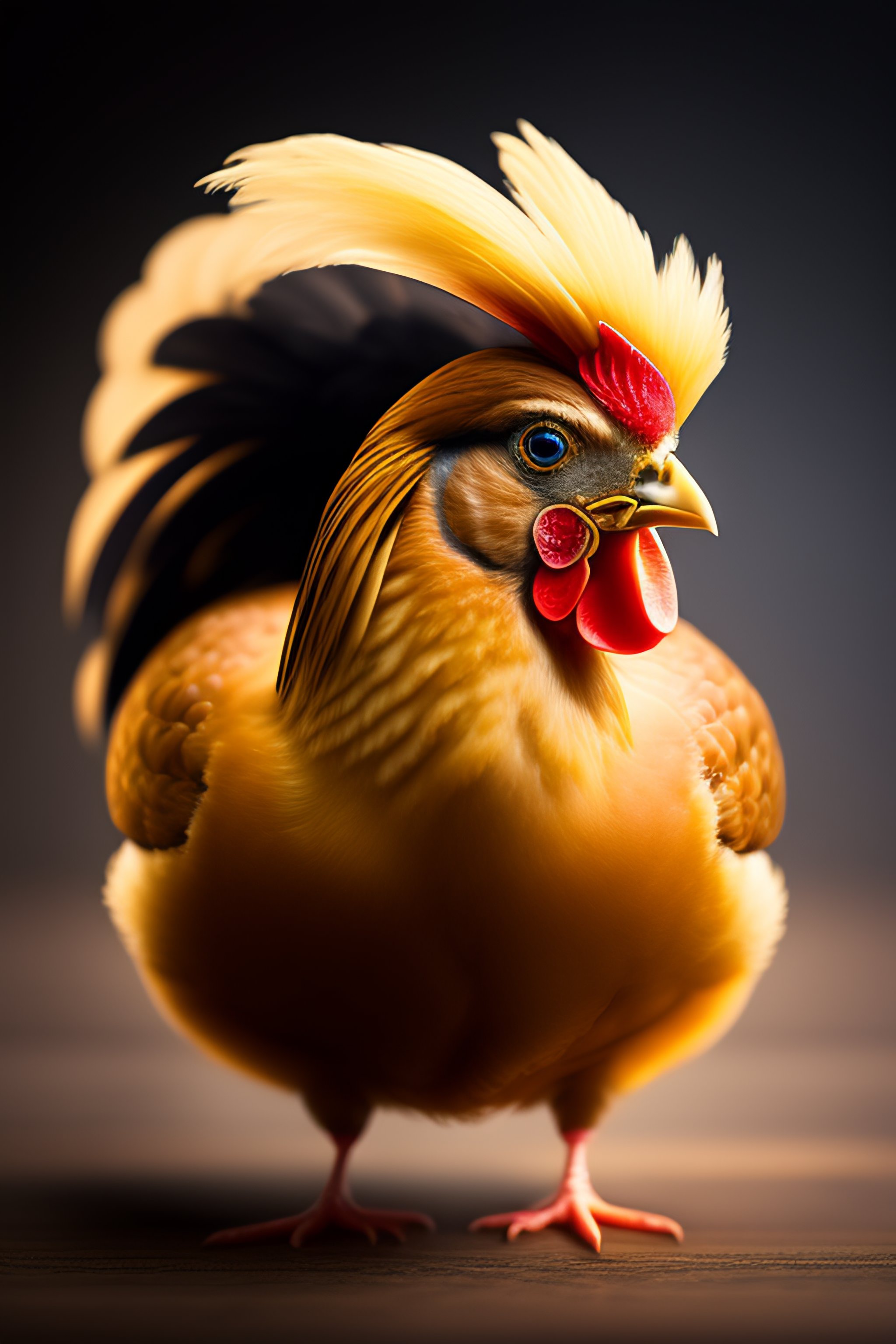 Lexica - Chicken with divine powers of thor