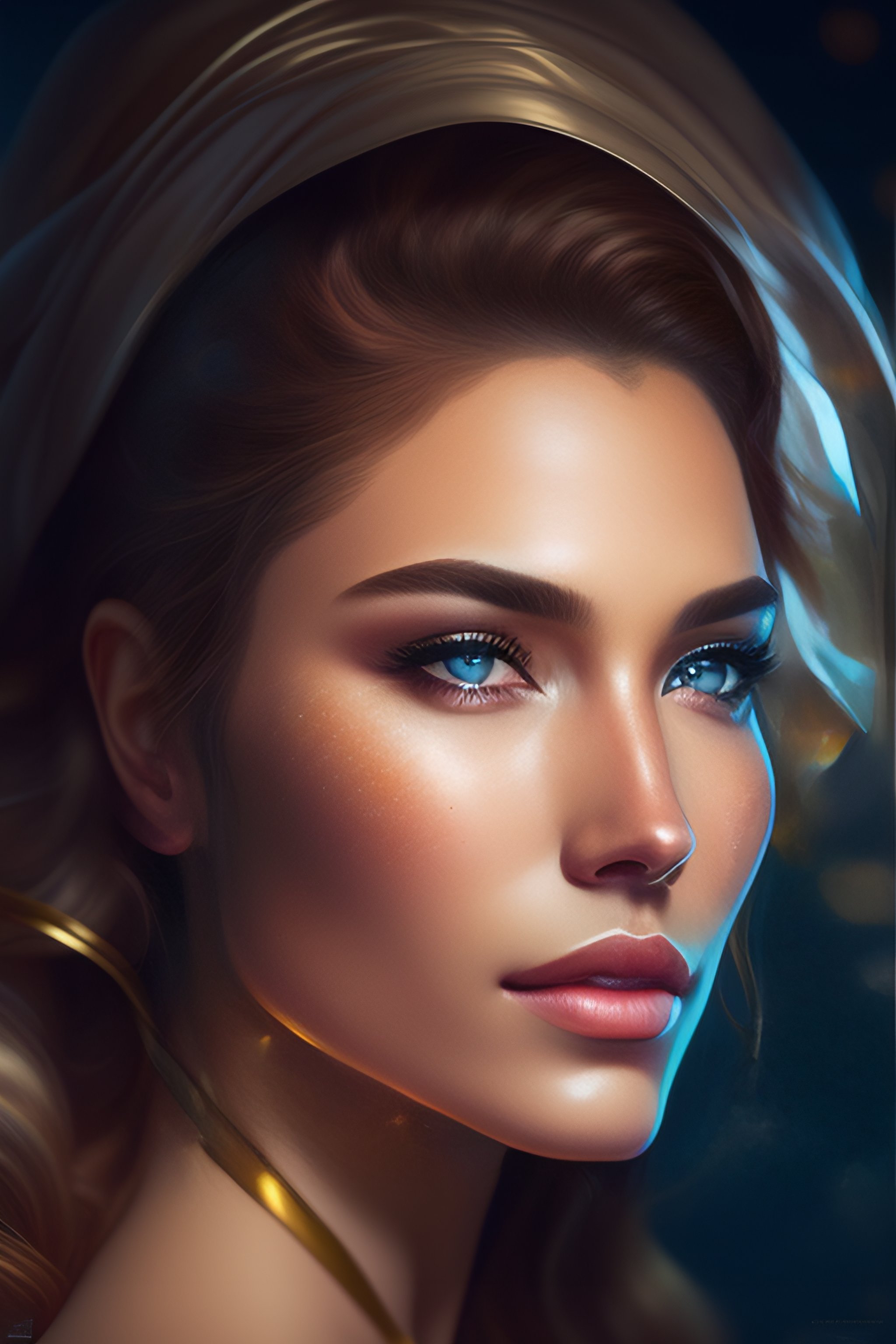 Lexica - Highly Realistic portrait of a natural bearded man, shaped ...