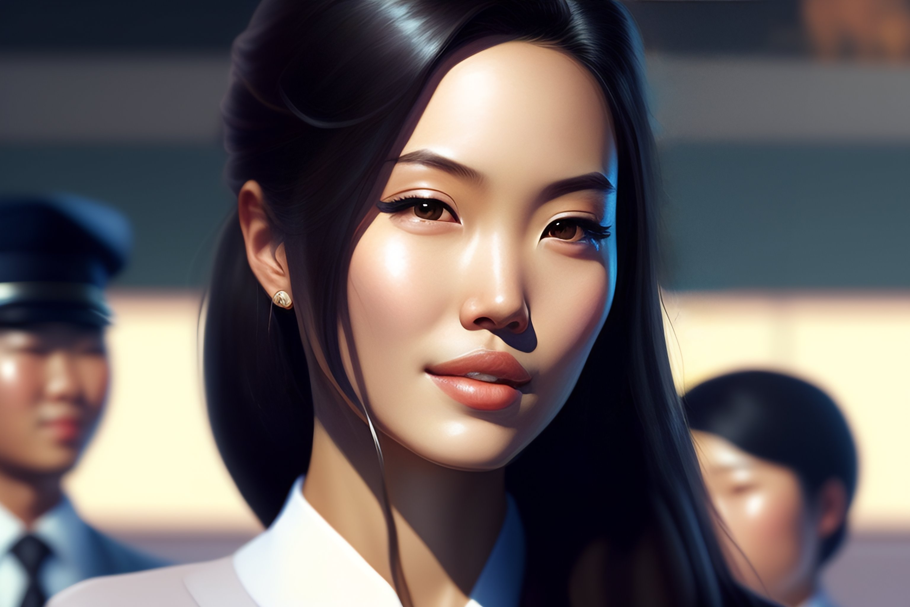 Lexica - Angelina jolie japanese schoolgirl with thick in school ...