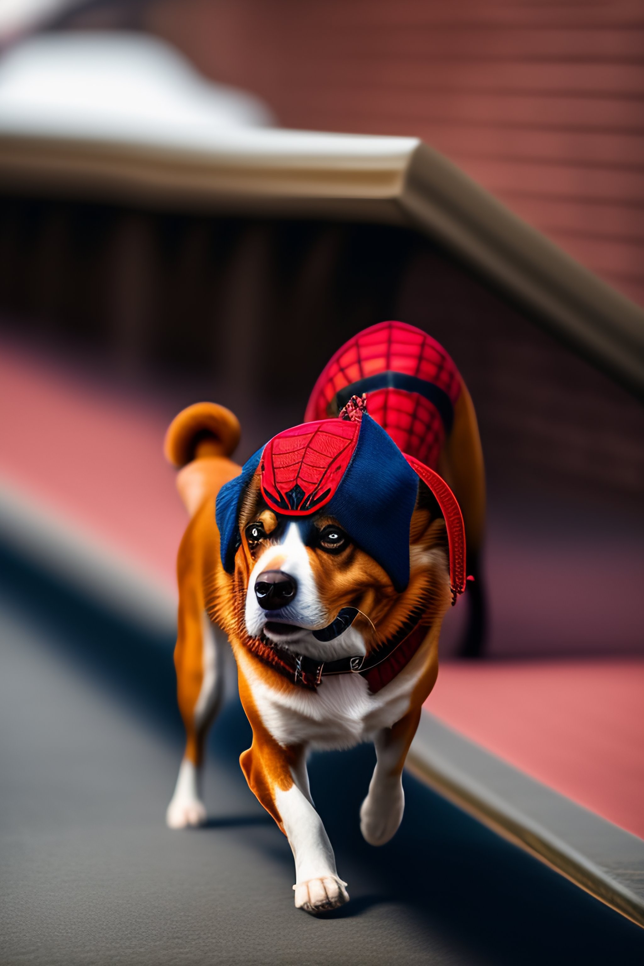 Lexica - Spiderman, dog