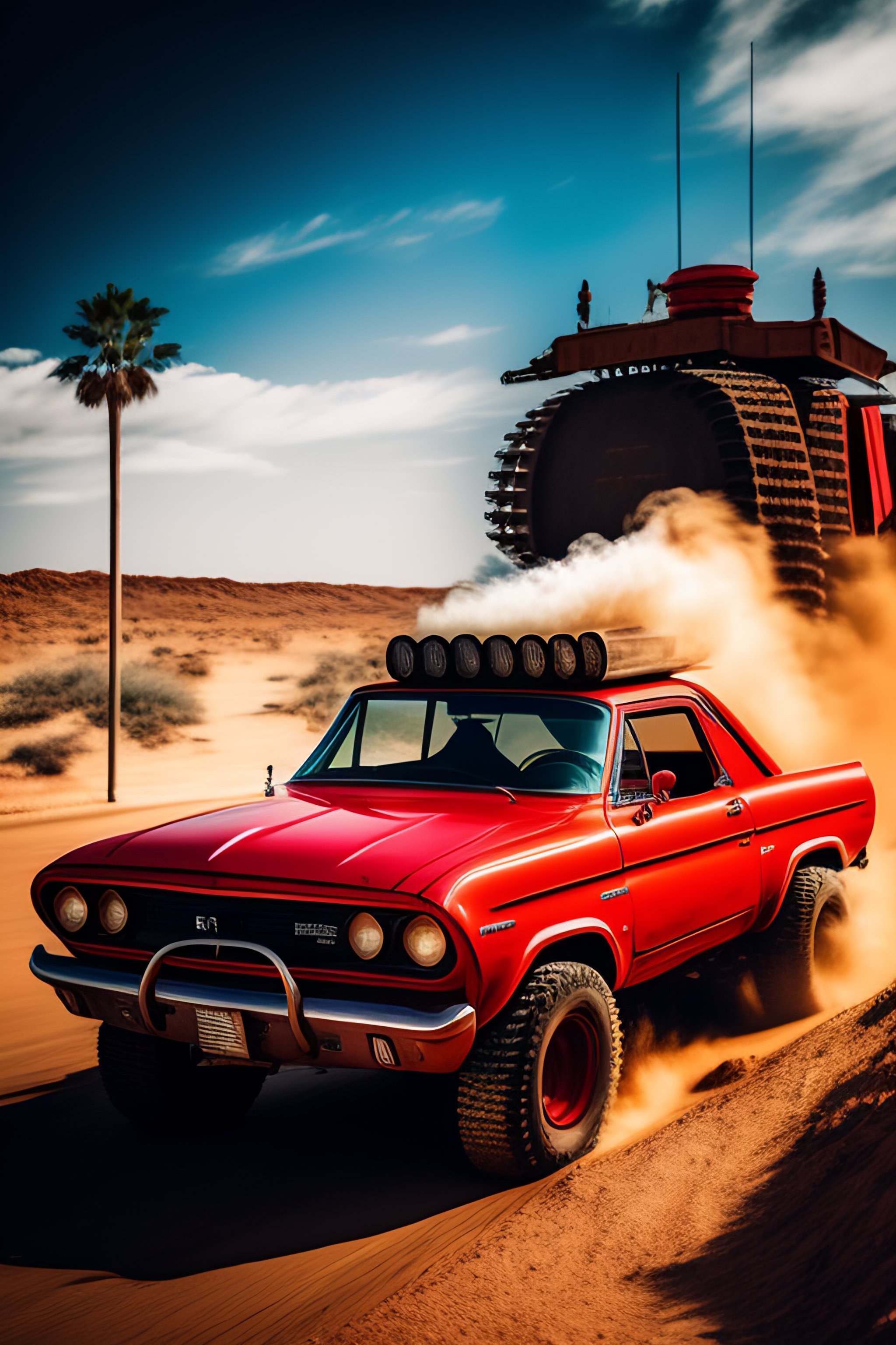 Lexica - Crossout game movie poster street photoshoot of a action scene ...